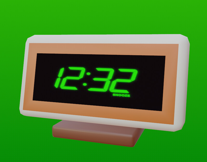 ArtStation - Digital Clock