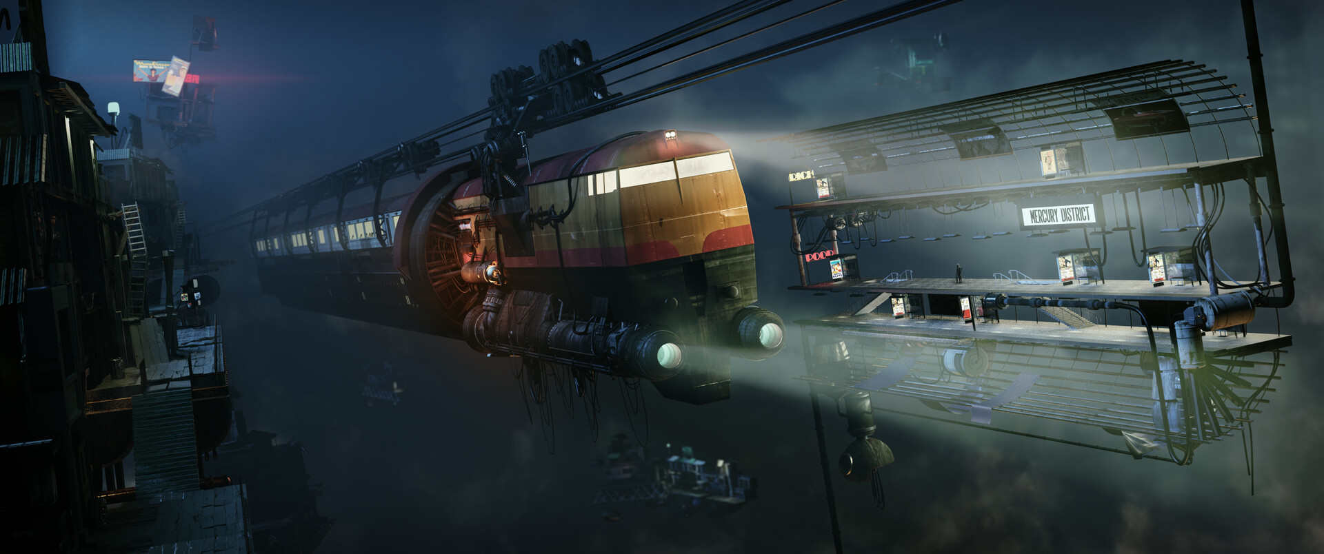 ArtStation - Retropunk Metro Station