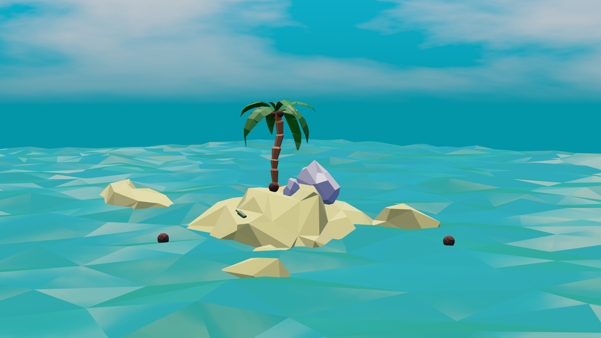 ArtStation - Low Poly Island