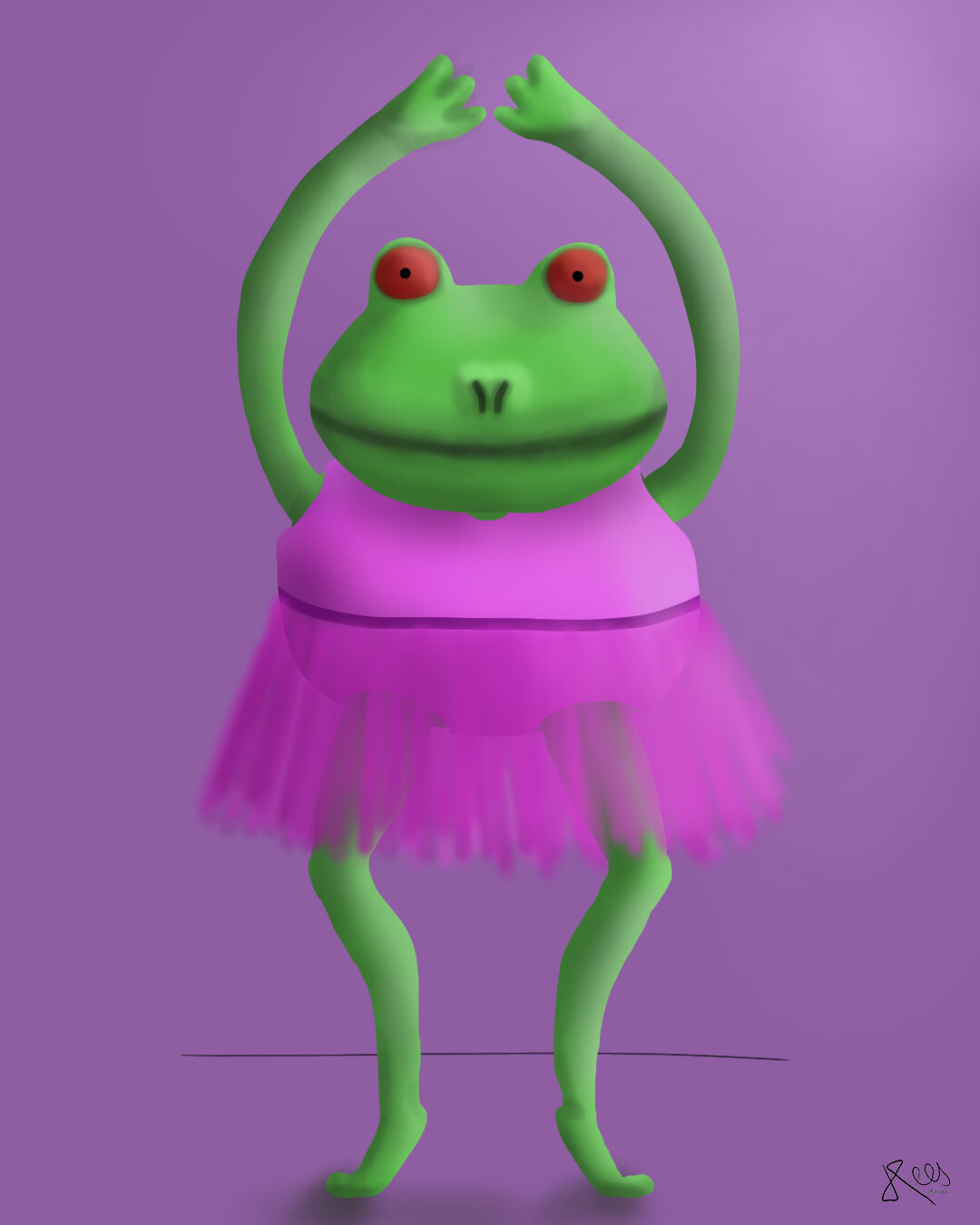 ArtStation - Rana bailarina