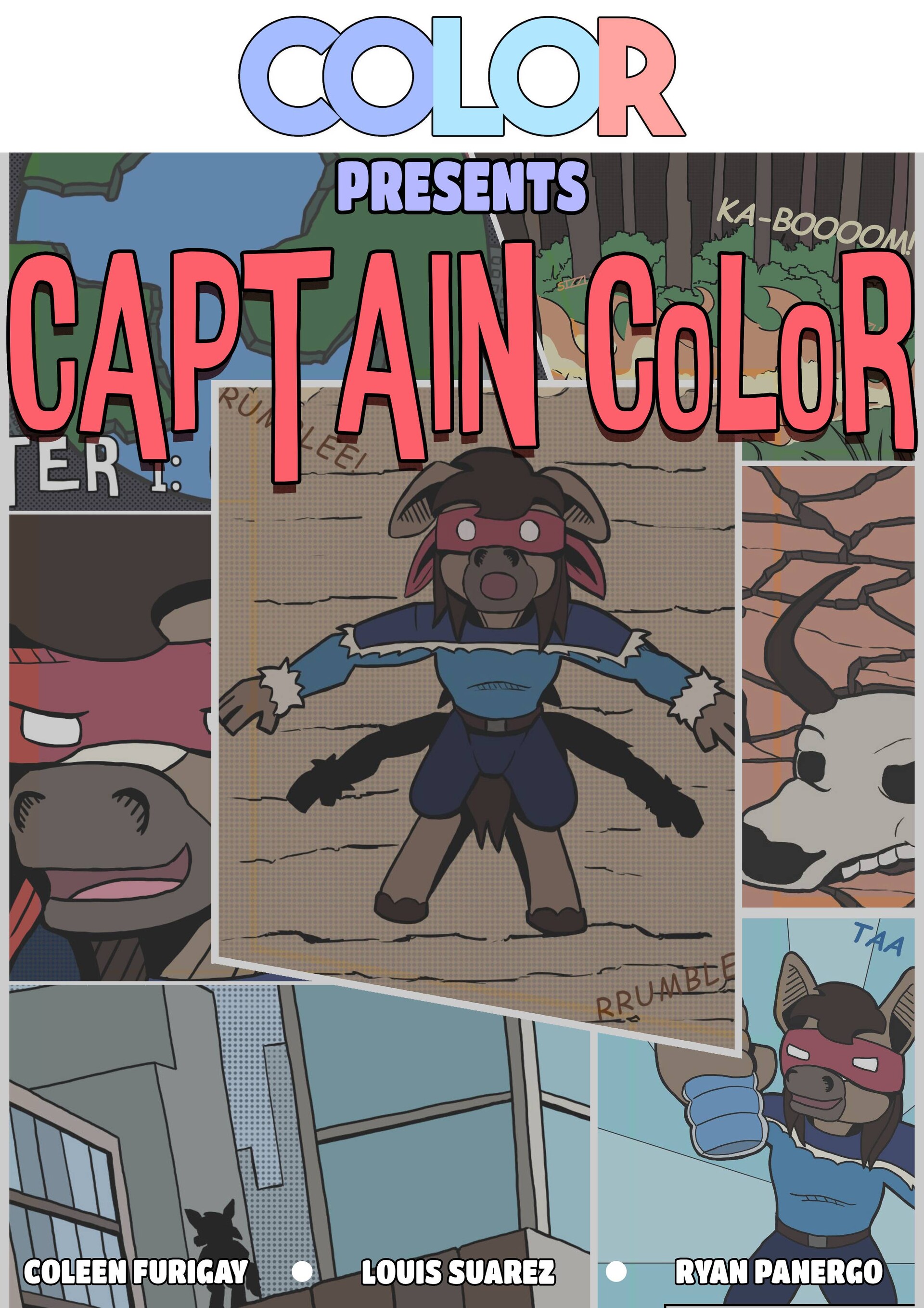 Maroon Illustrator - Captain CoLoR Comics
