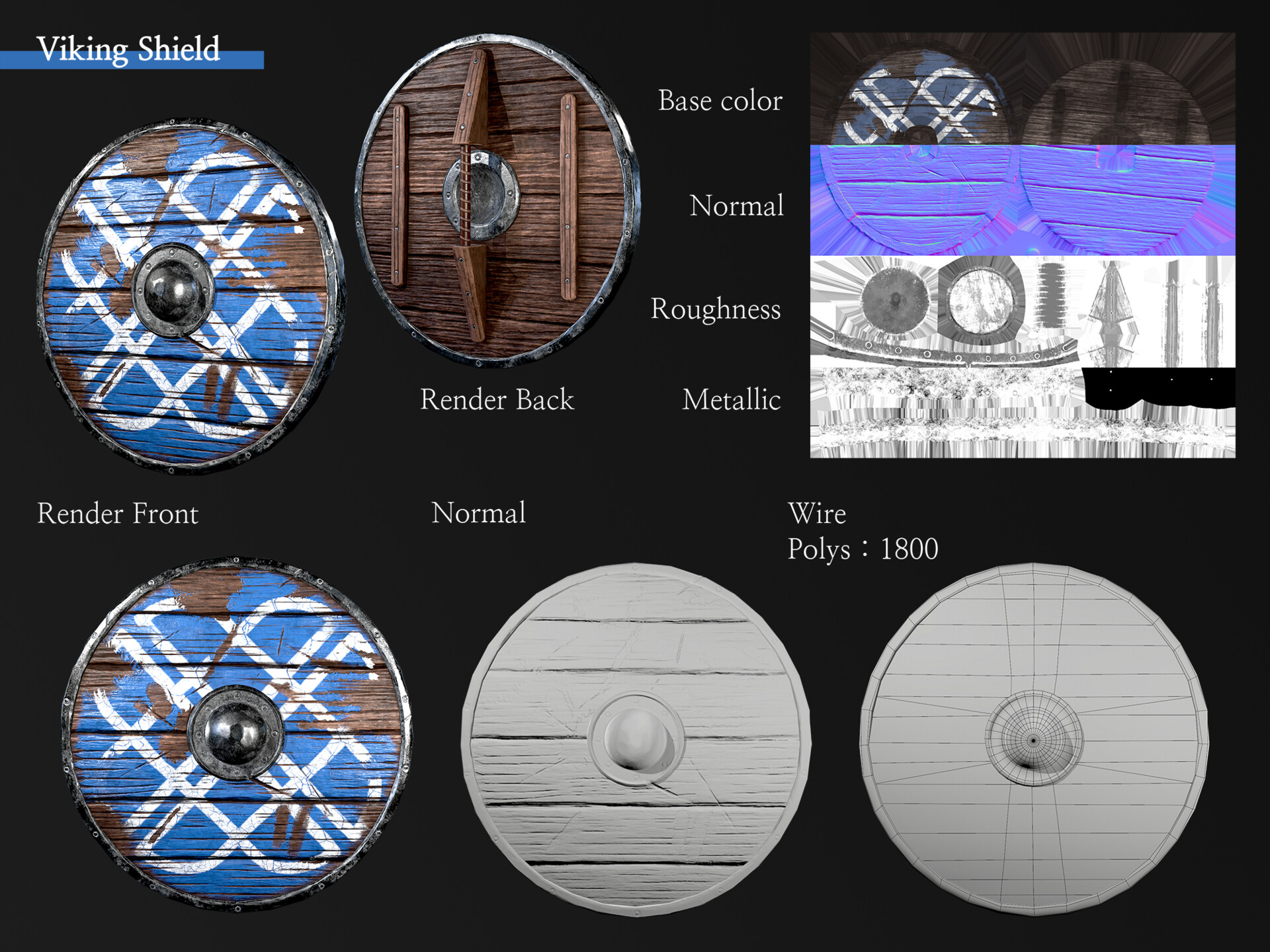 ArtStation - Viking Shield
