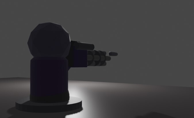 ArtStation - Automatic Mini gun