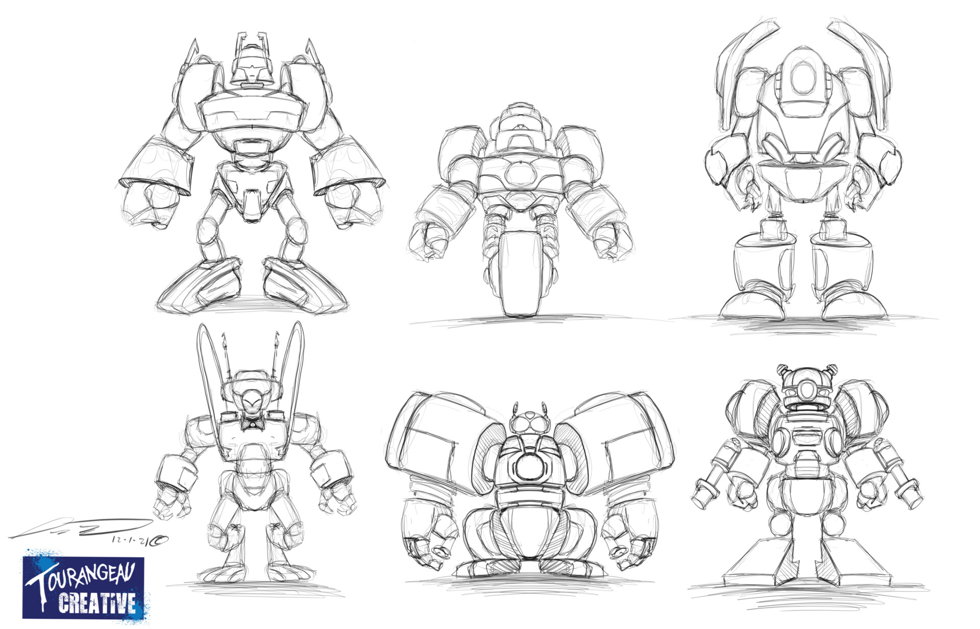 ArtStation - Robolution 2021 sketch 1