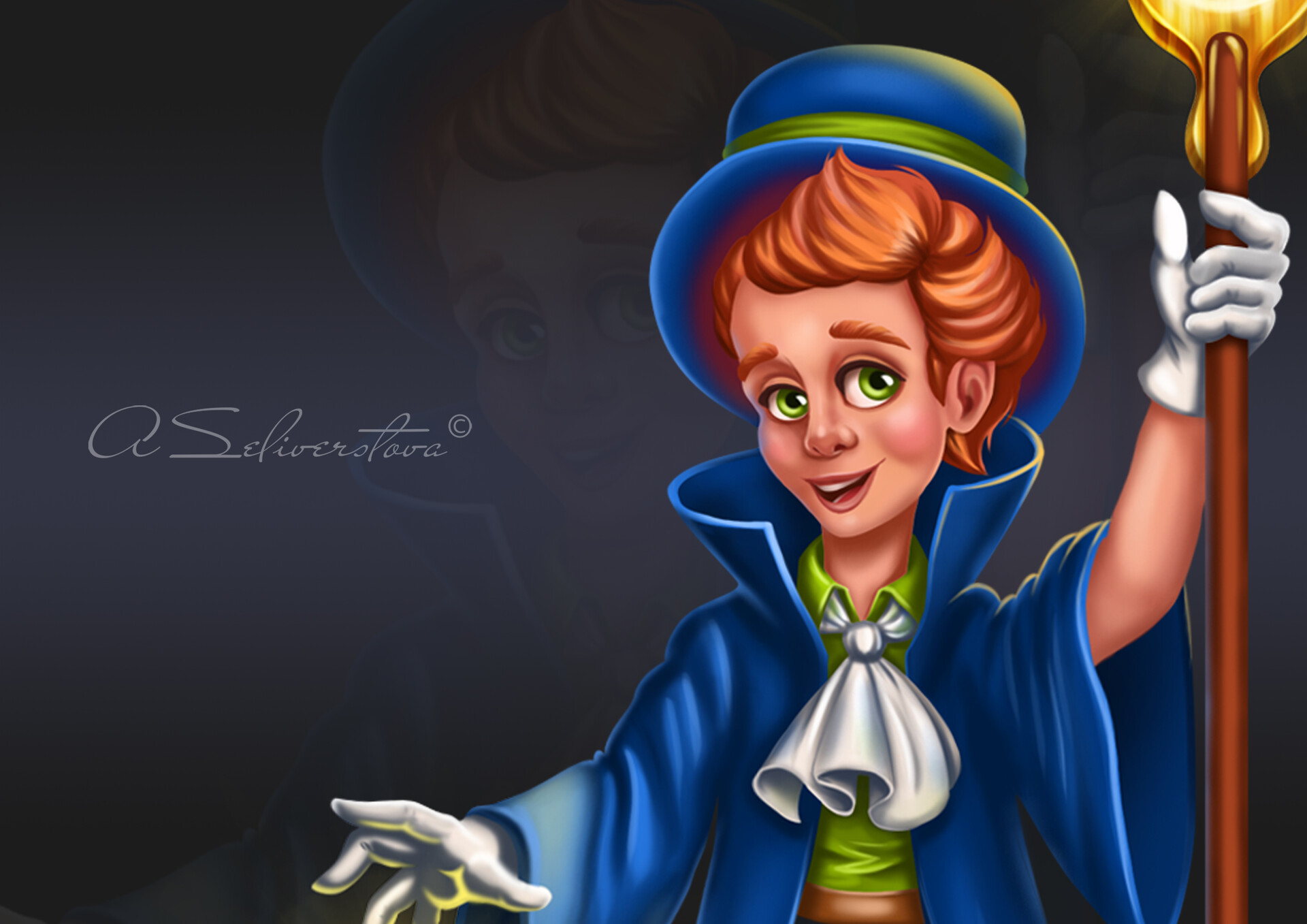 ArtStation - The boy magician | Casual game art