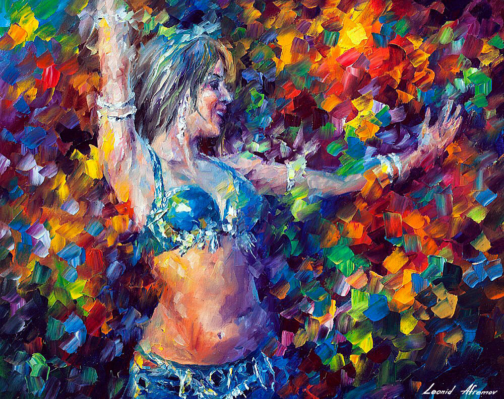 ArtStation - BELLY DANCER — oil painting on canvas