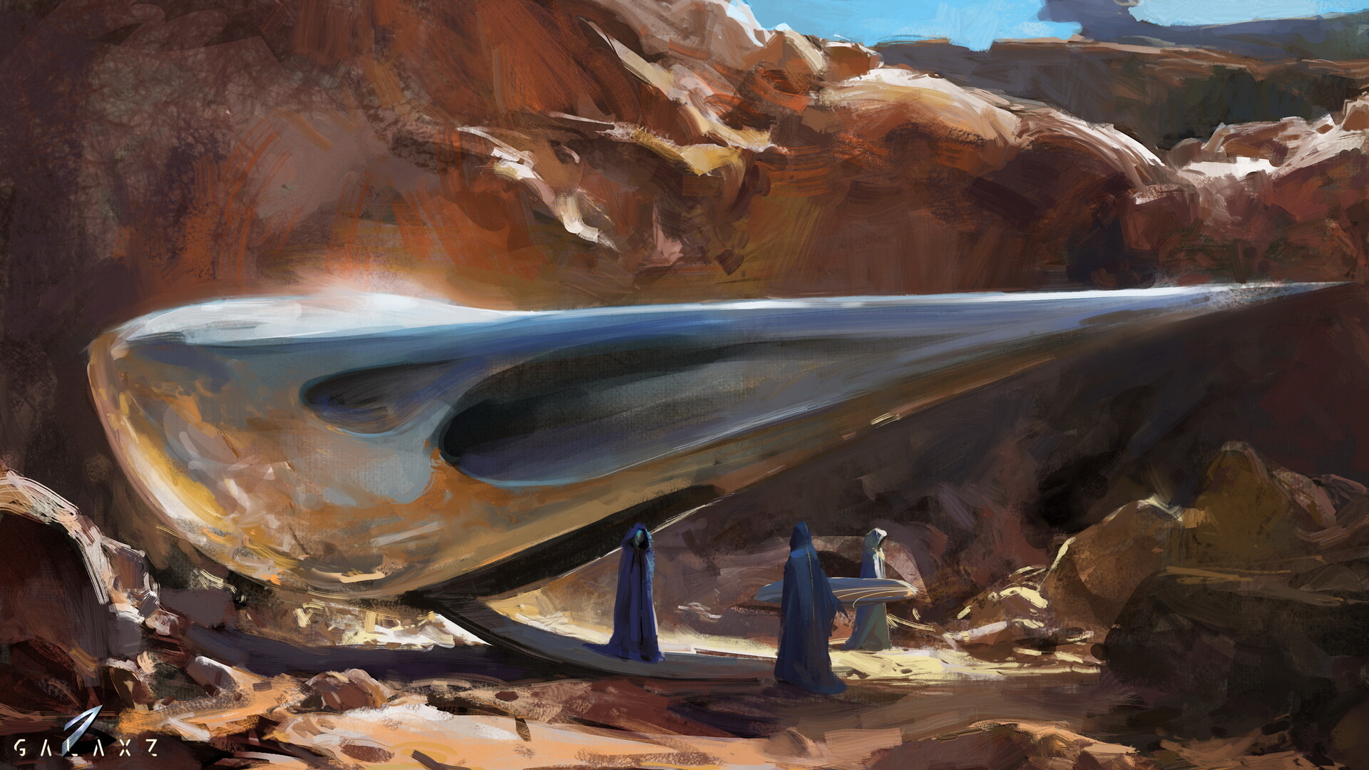 ArtStation - Environment Concept art for GalaxZ