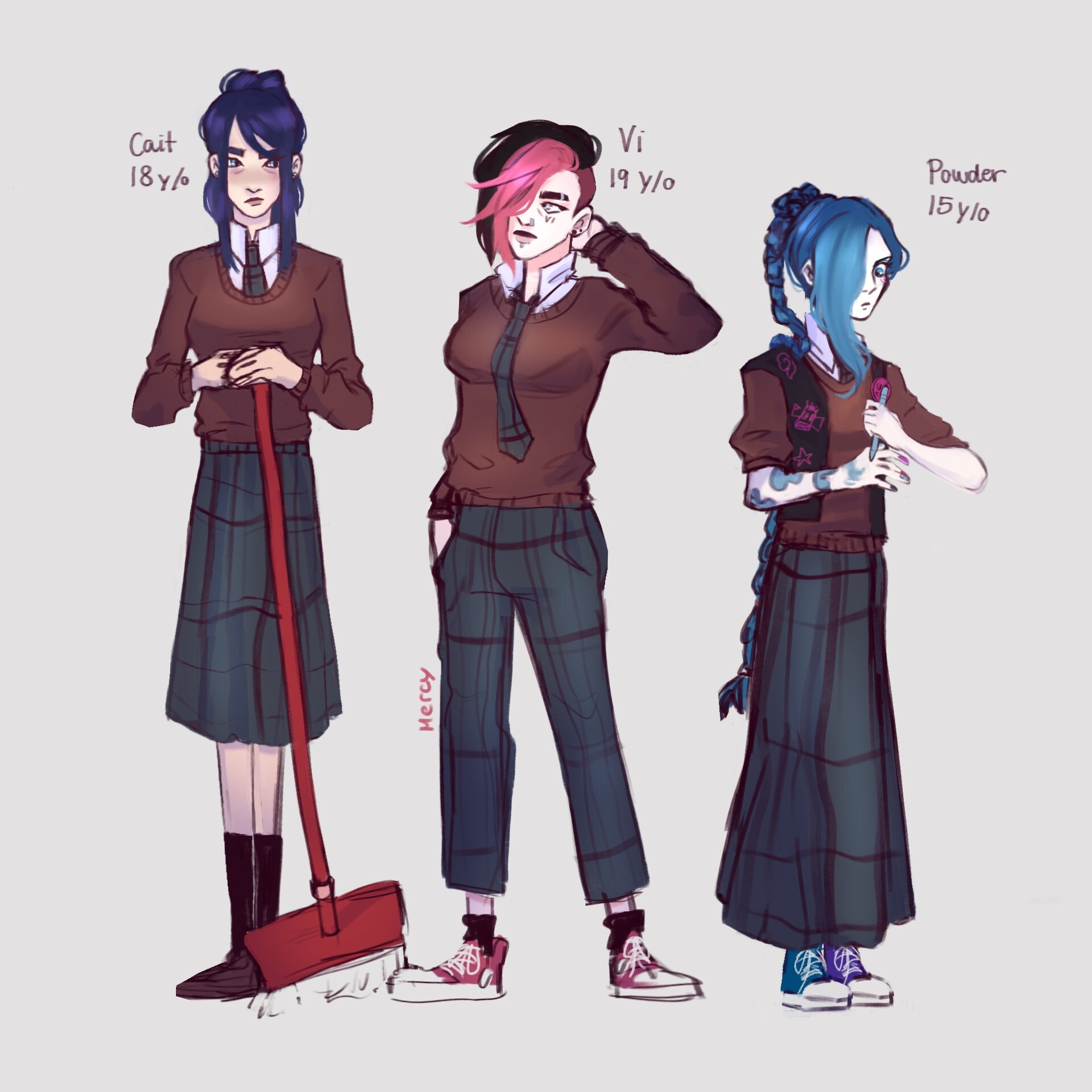 ArtStation - High school! arcane