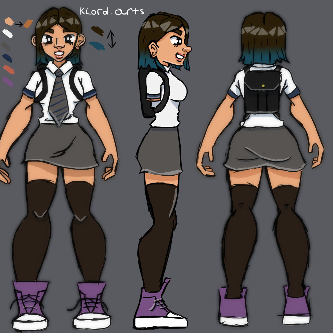 ArtStation - Turnaround for Unnamed Character