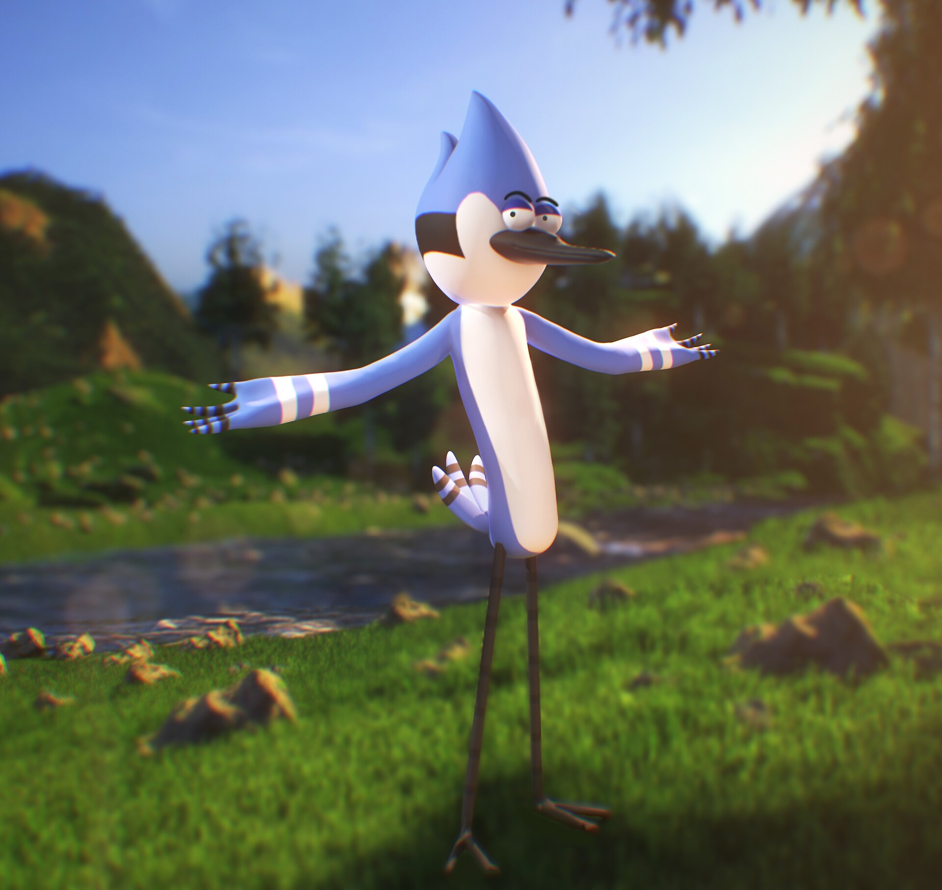 Regular Show Drawings Mordecai