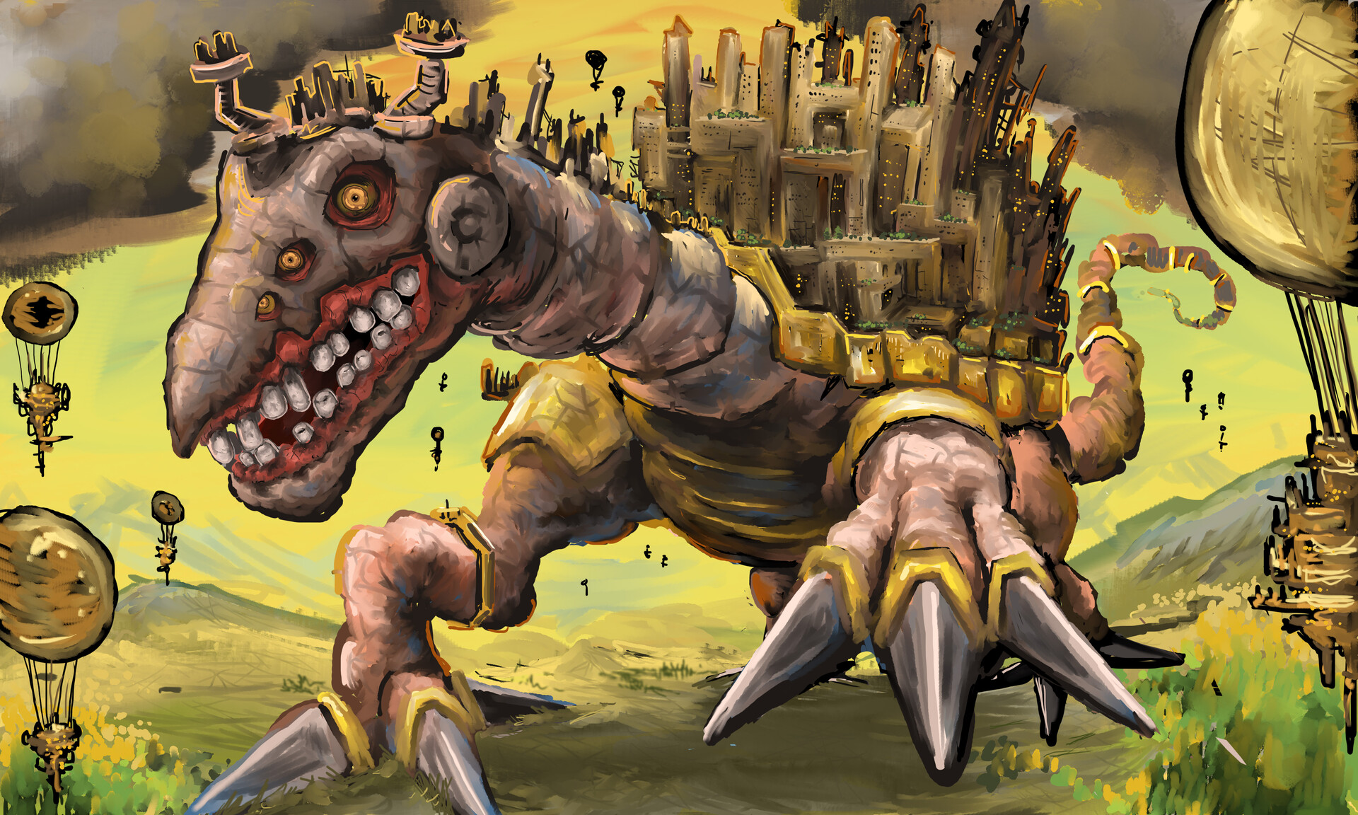 ArtStation - City Monster