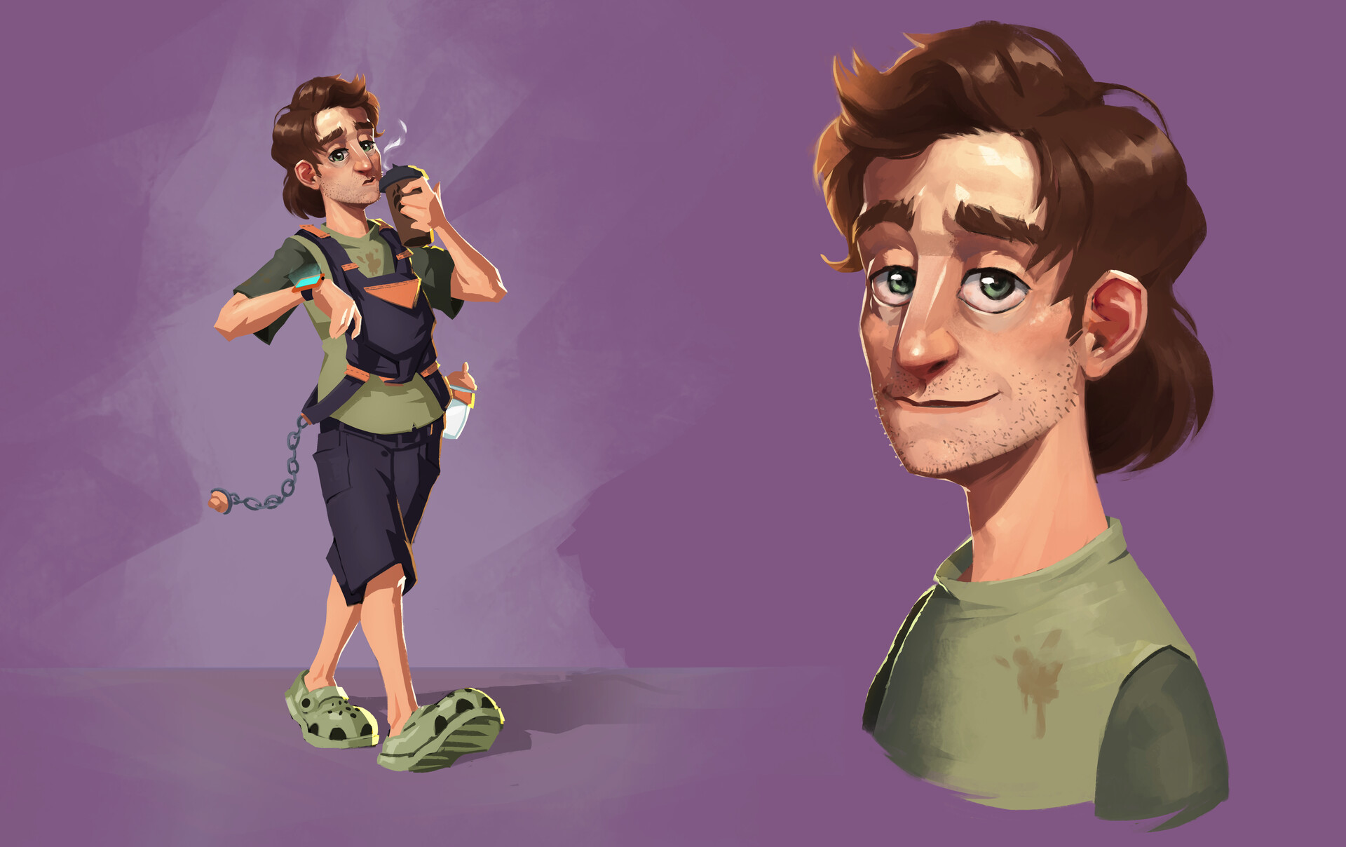 ArtStation - Stylized 21st century Dad