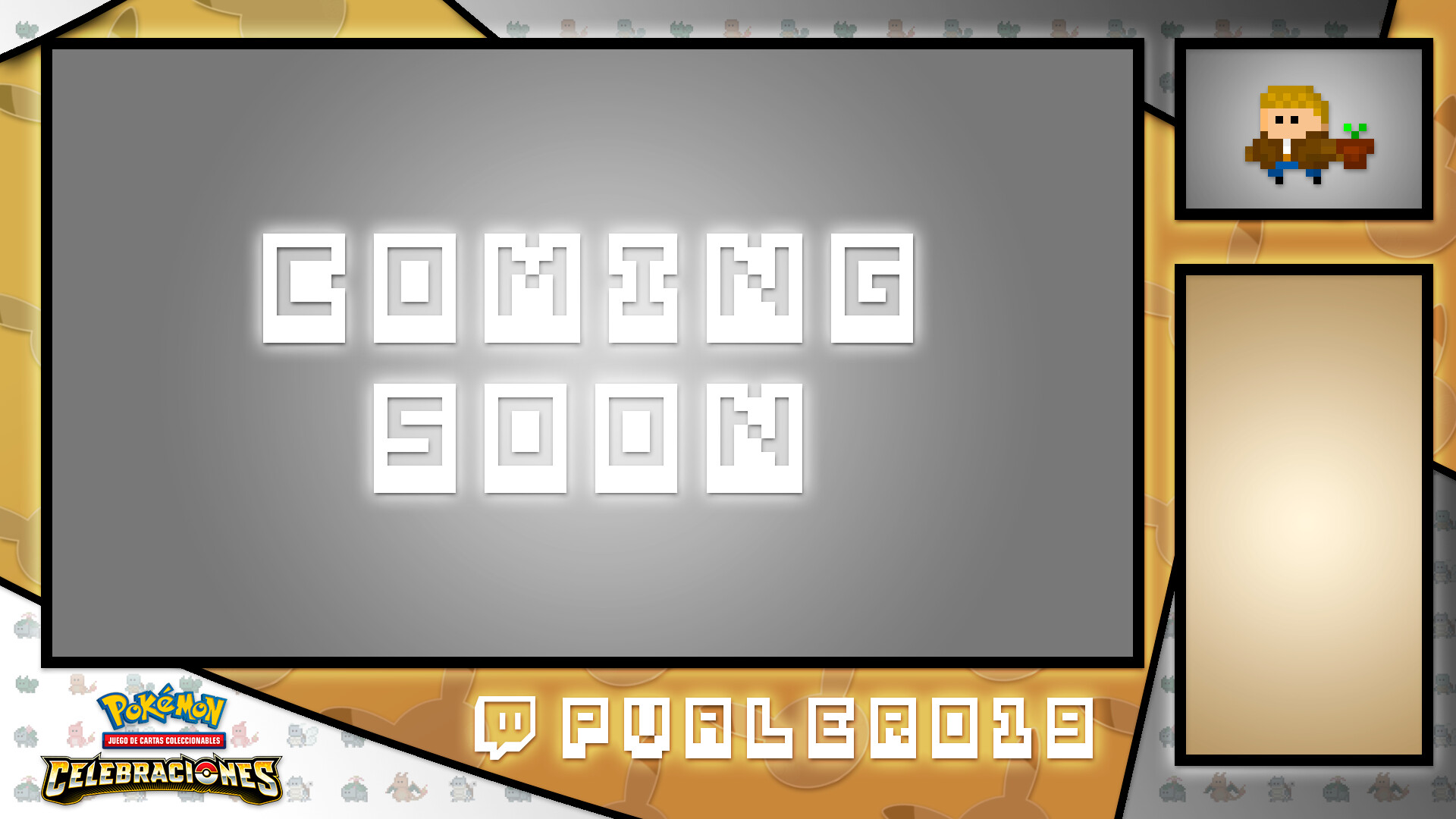 ArtStation - Pokemon Celebrations twitch UI