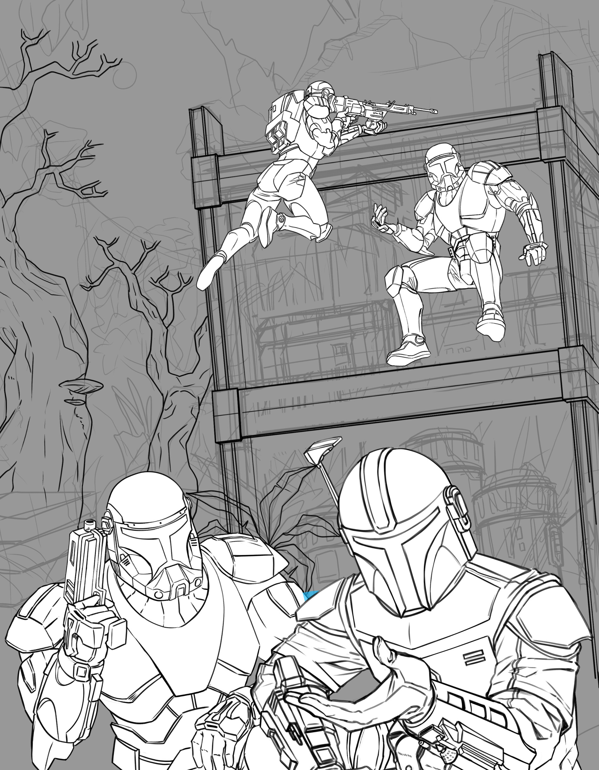 republic commando coloring page
