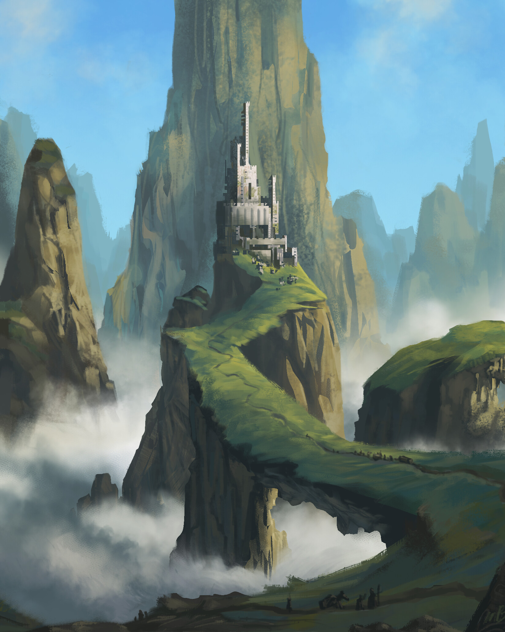 ArtStation - Mountain Outpost