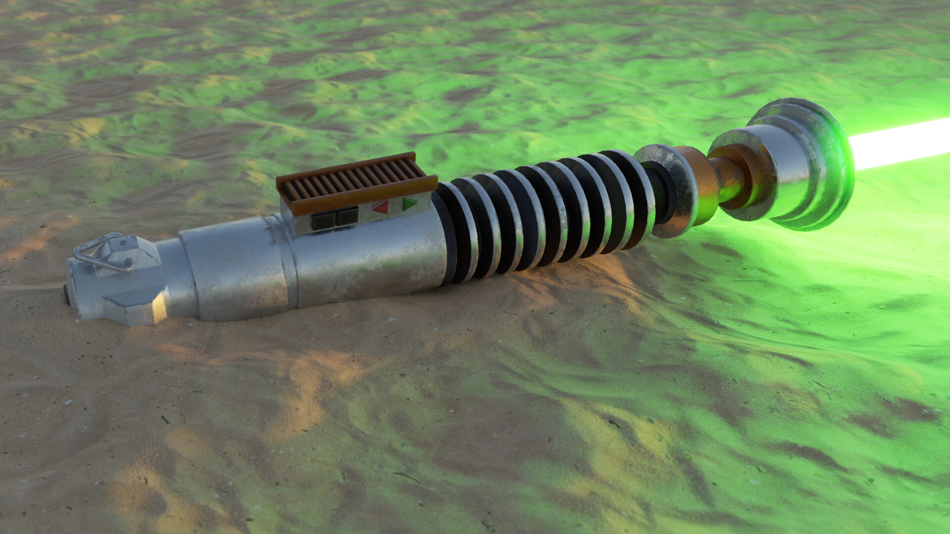 ArtStation - Luke Skywalkers Lightsaber