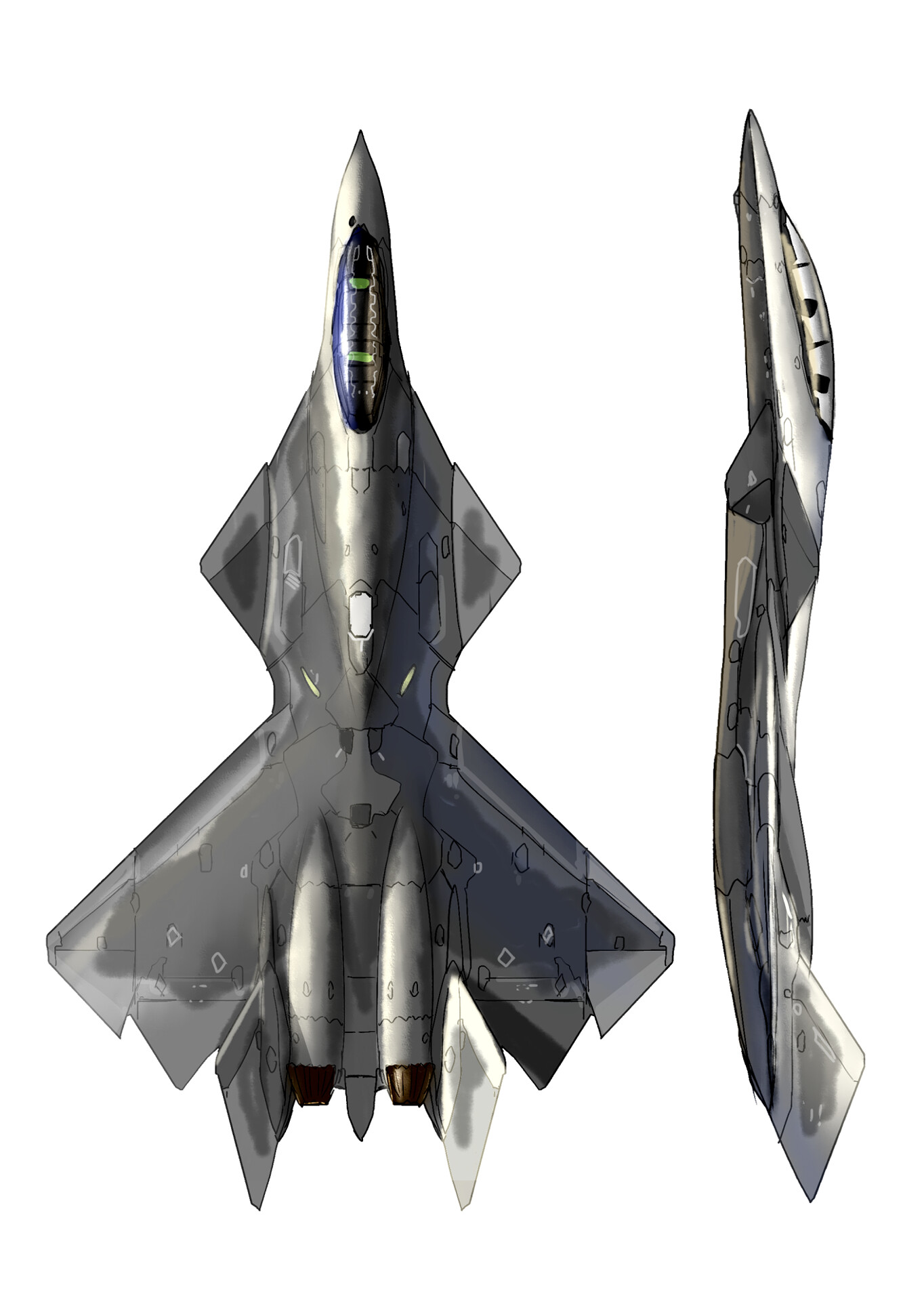 AST21 - 5.5gen fighter sketch
