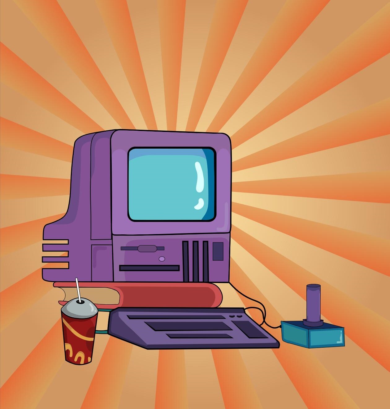 ArtStation - retro computer