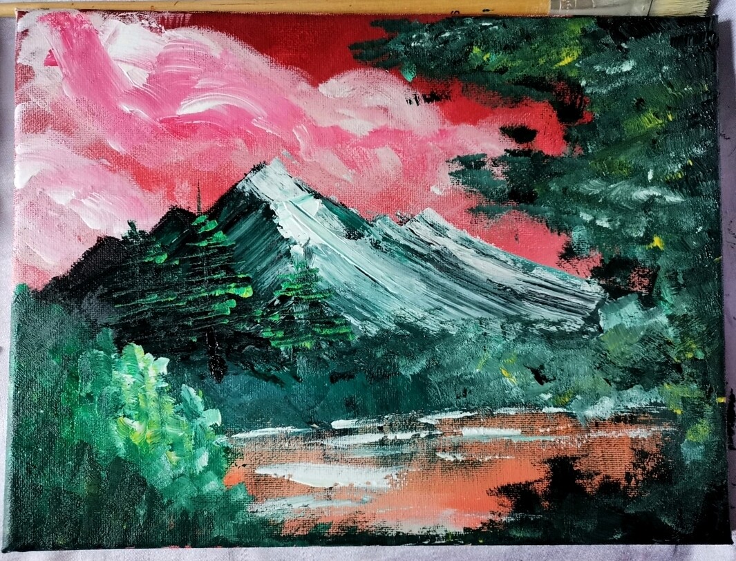 ArtStation - Acrylic Landscape