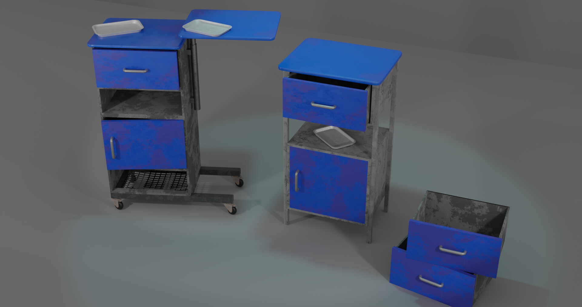 ArtStation - Hospital lockers