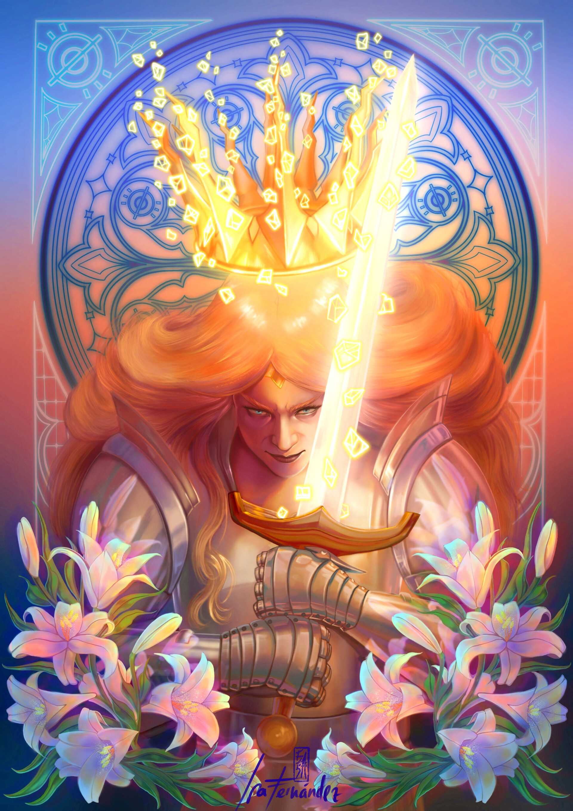 ArtStation - Queen of light. Aeterna Noctis