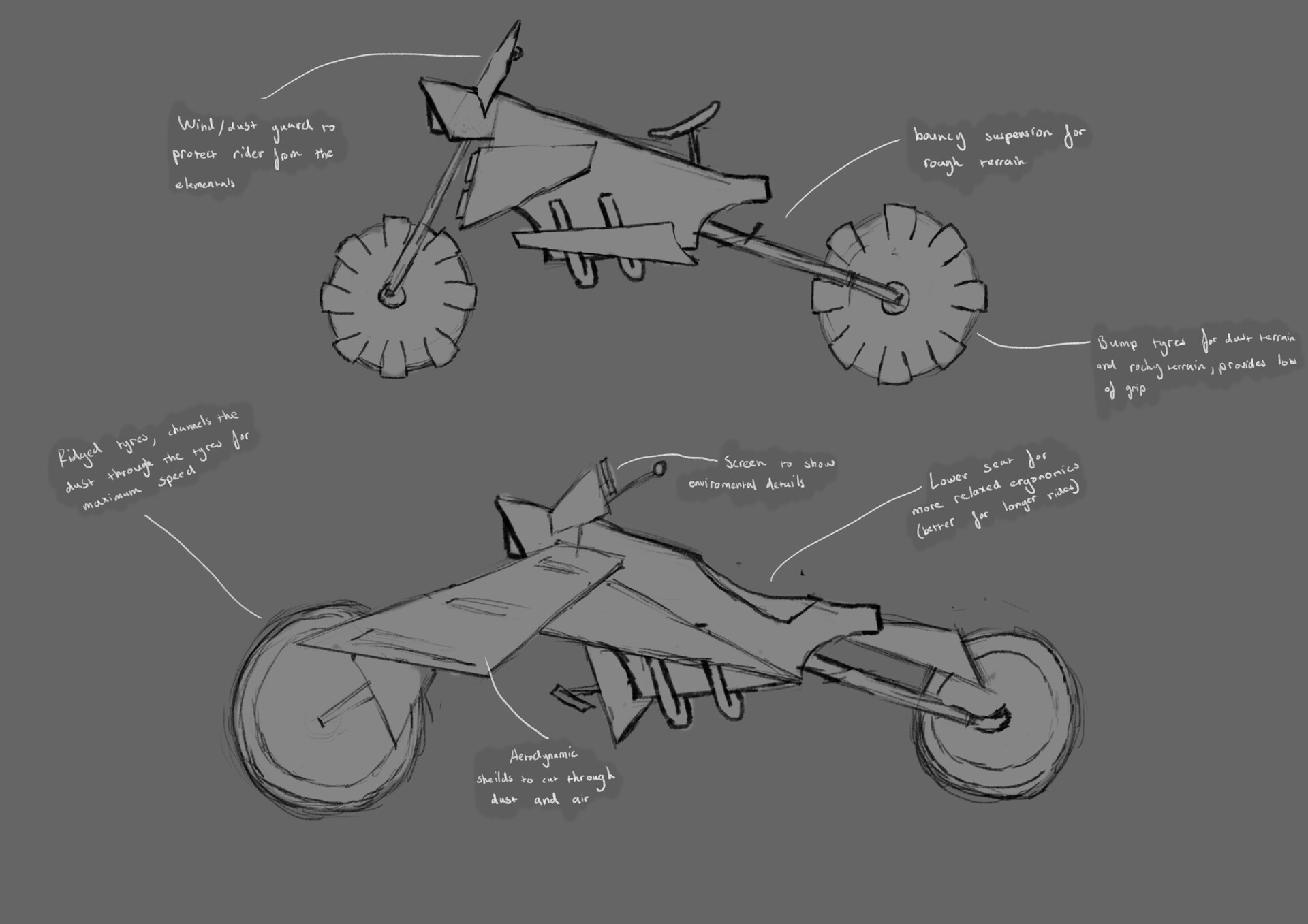 Finn McNeill - Dust Bike - Vehicle Concept