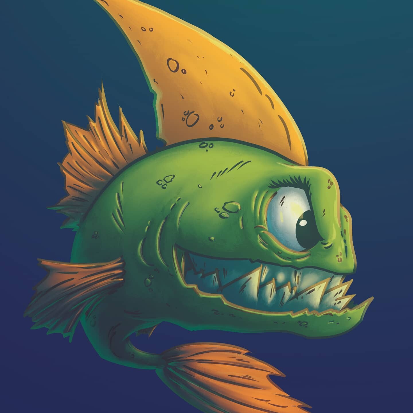 ArtStation - happy fish