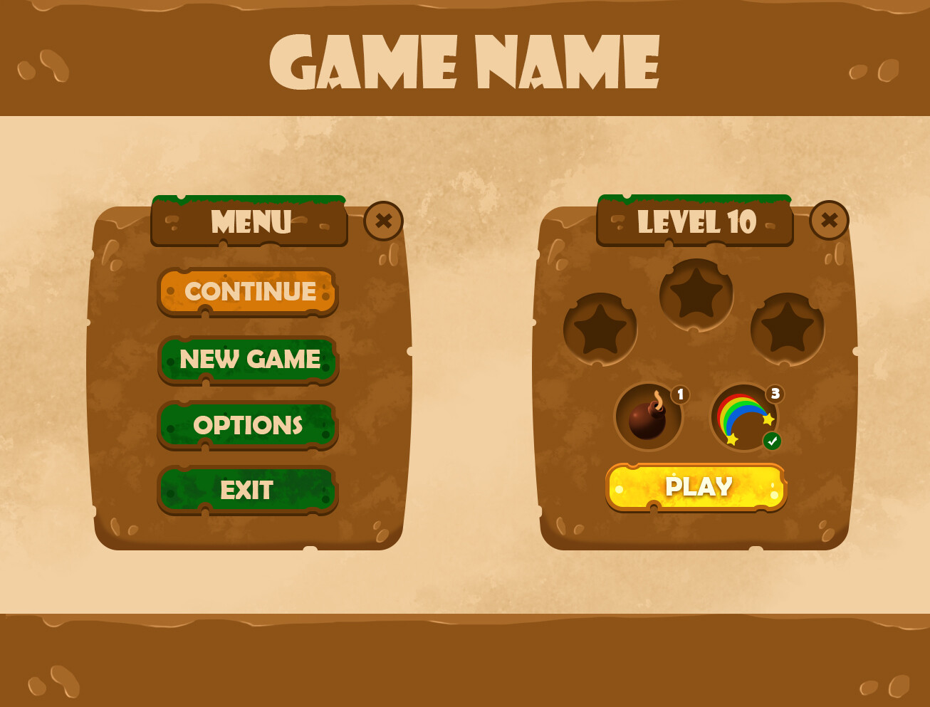 ArtStation - Game UI