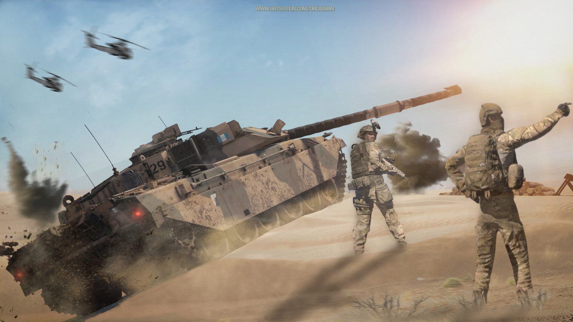 ArtStation - Challenger Mk 2 and Mk 3, The Kingdom of South Sahrani's ...