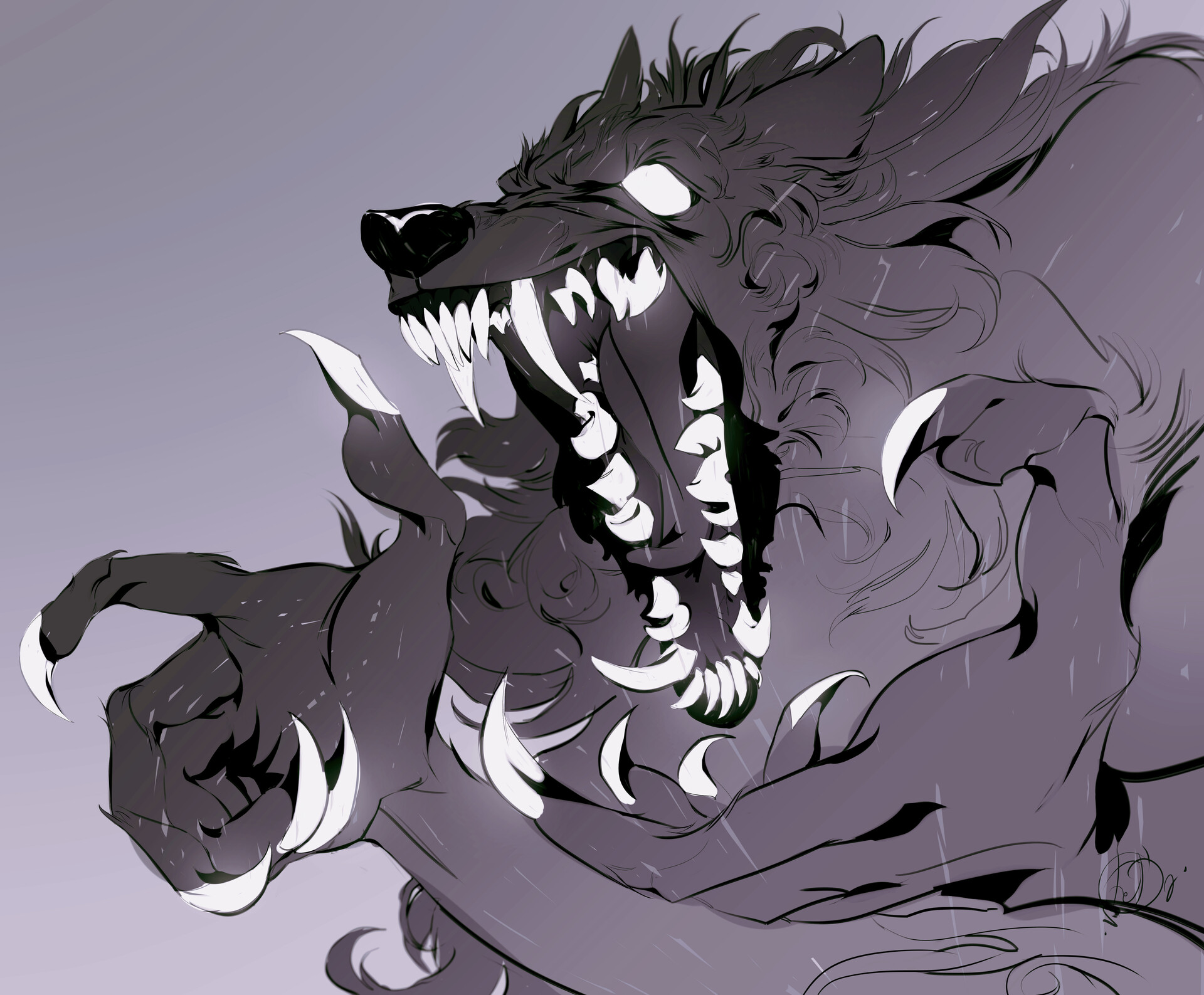 ArtStation - EVIL WEREWOLF