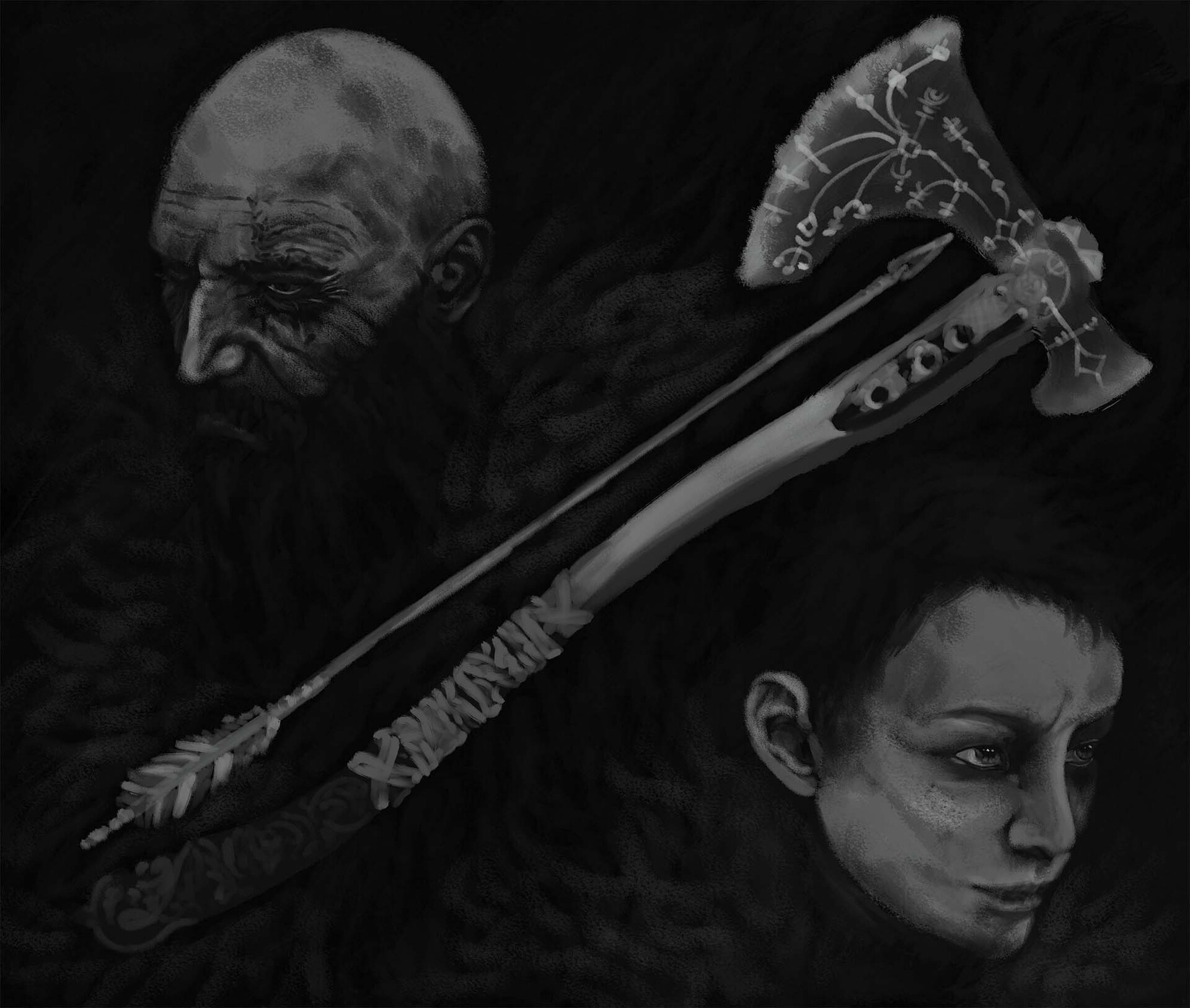 ArtStation - God of War Tribute