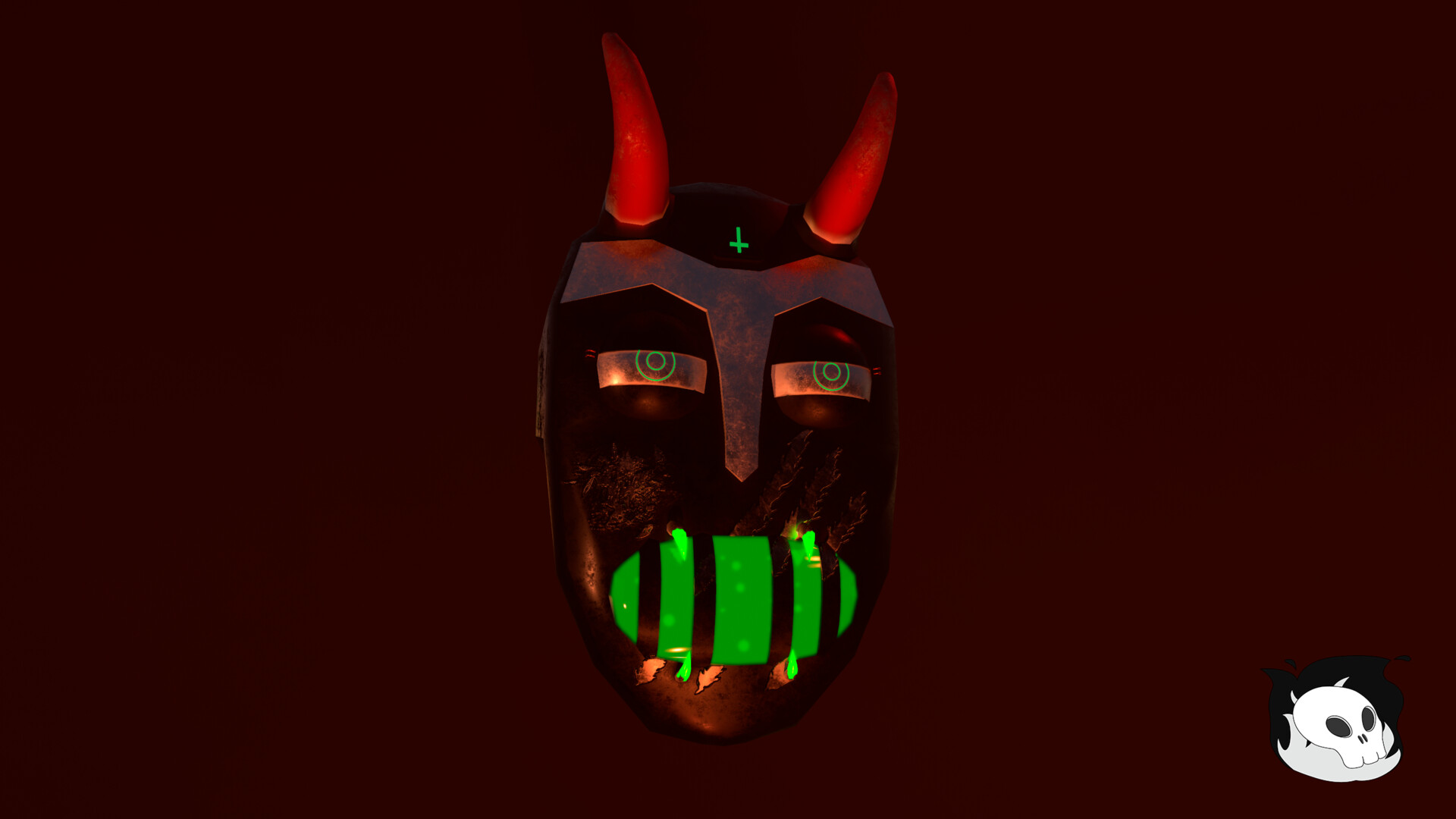 ArtStation - Toxic Demon Mask