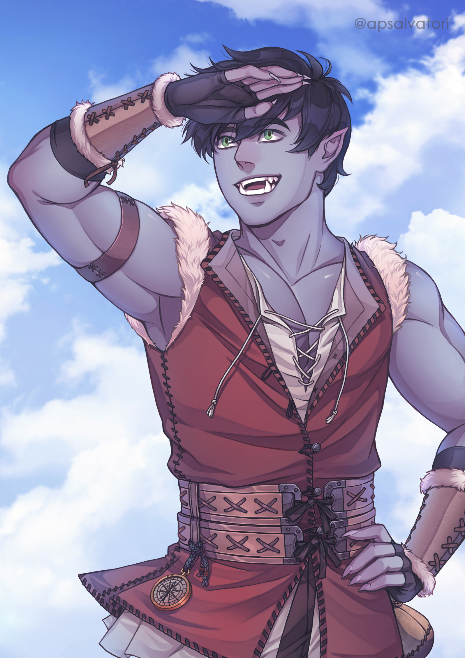 ArtStation - Half Orc - OC Commission