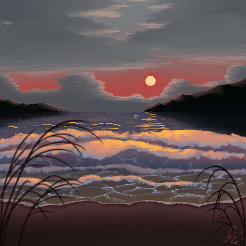 ArtStation - Commission - Sunset (2021)