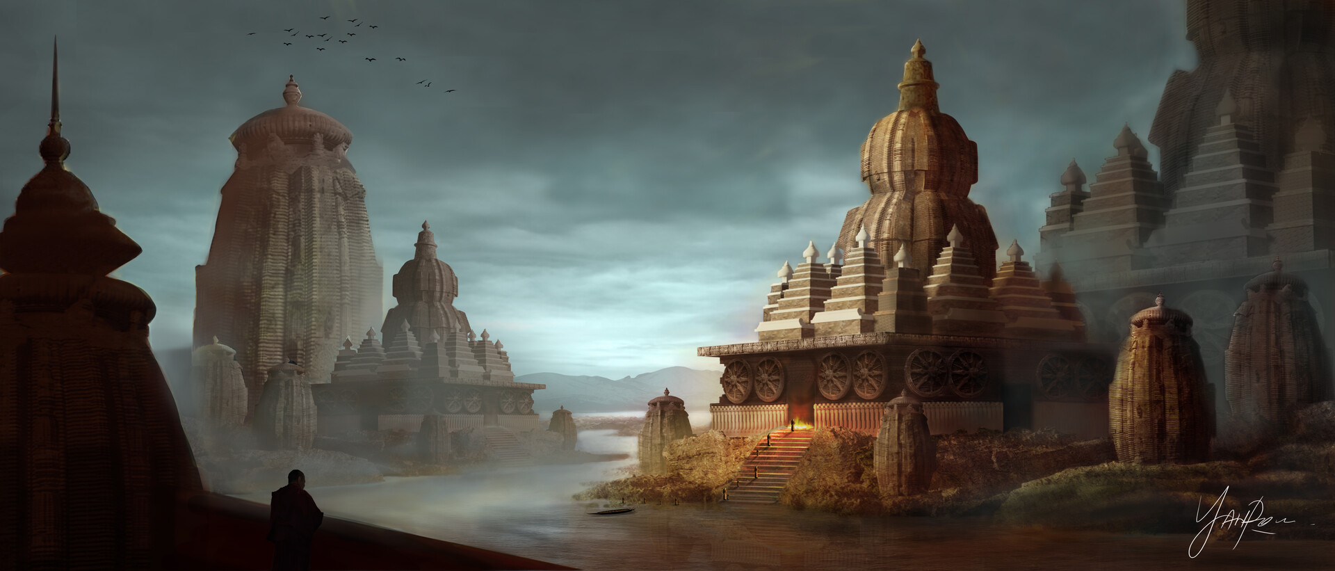 ArtStation - --- Indian Temple