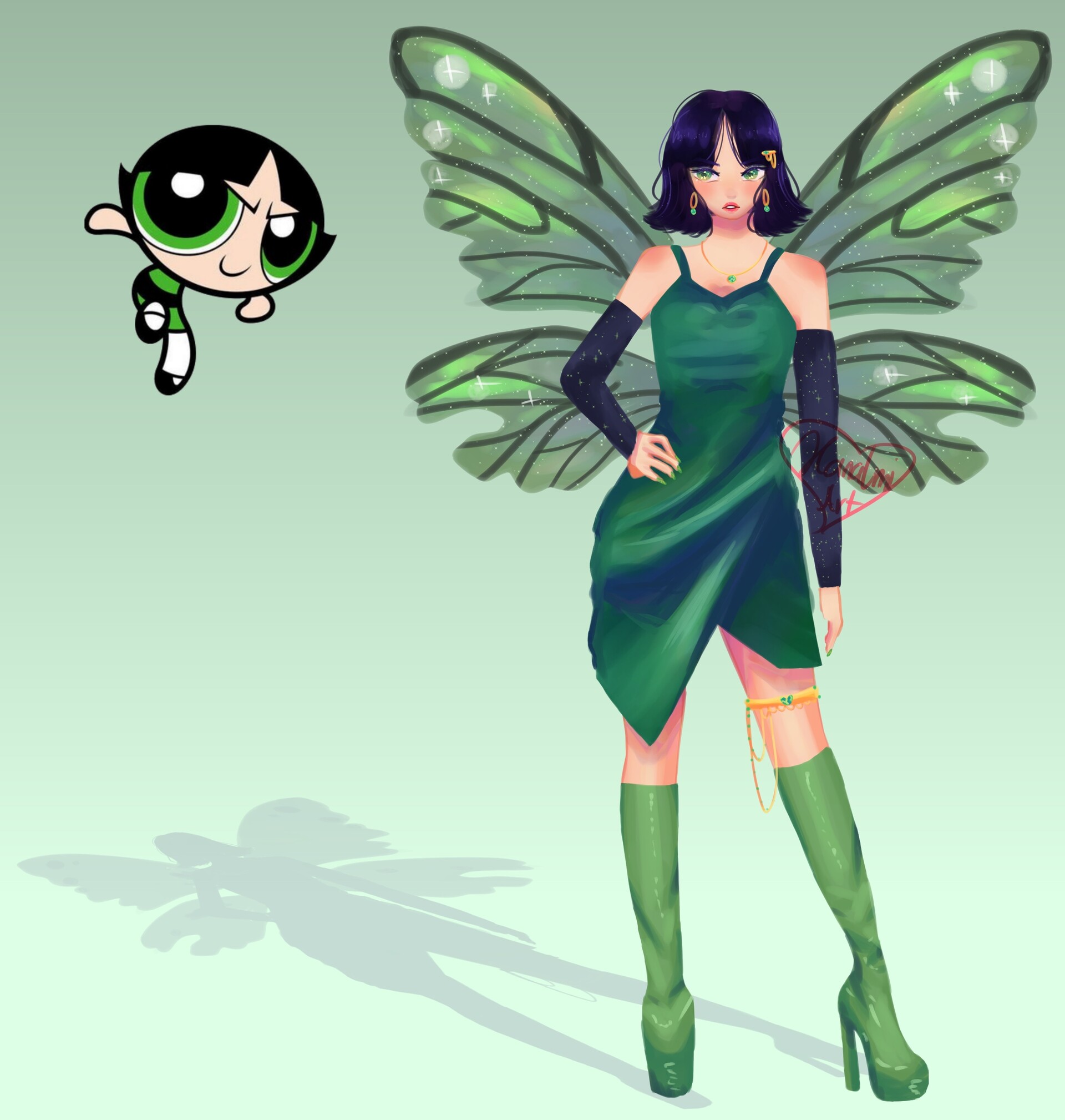 ArtStation - 🍡 Powerpuff Girls - Buttercup 🍡