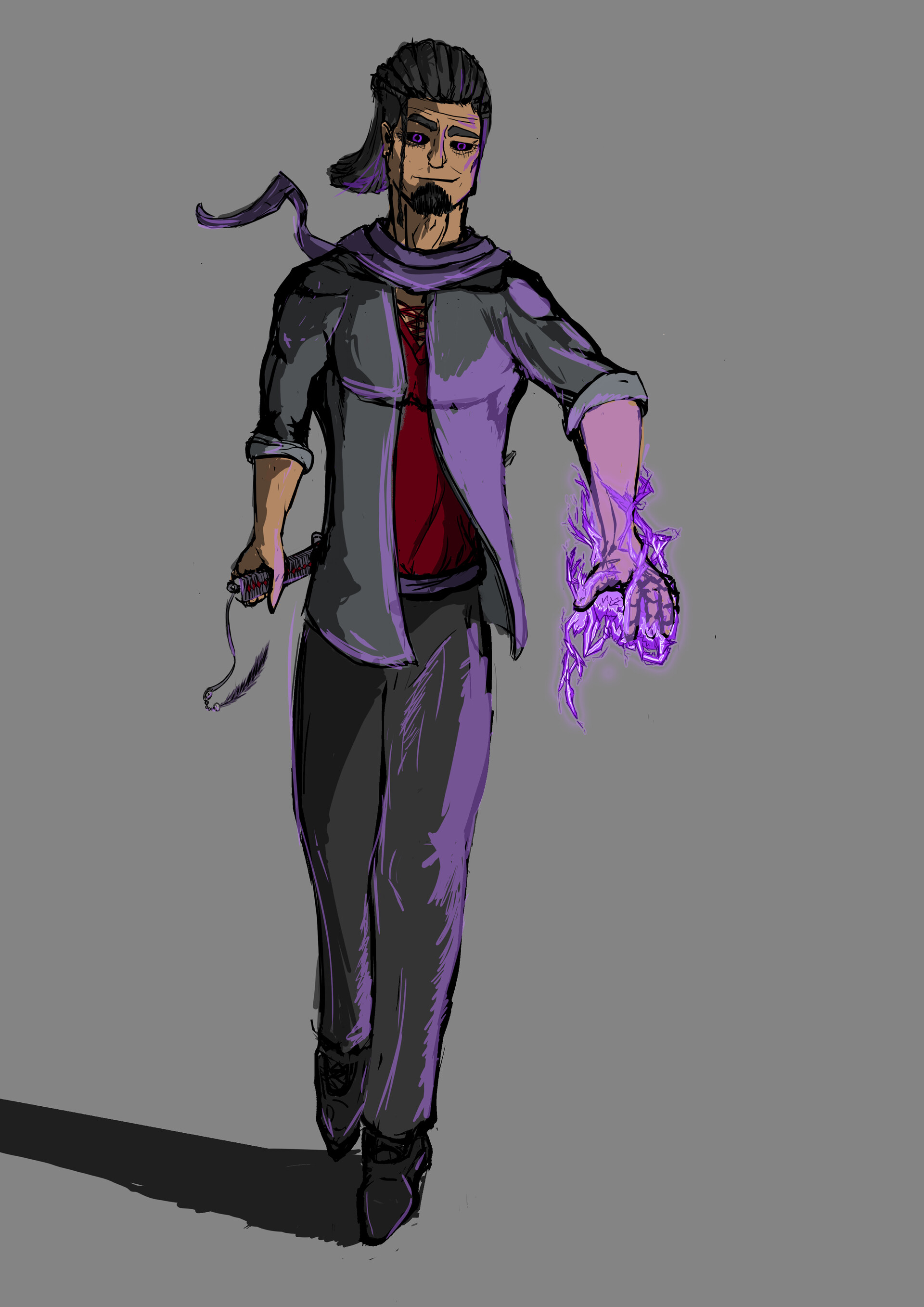 ArtStation - Veles Inferus Warlock Character Design