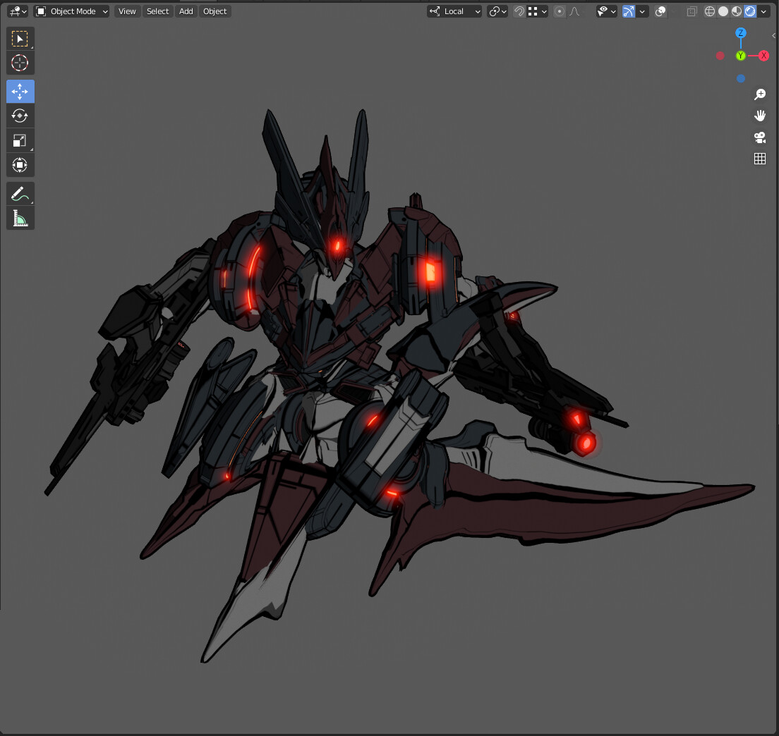 ArtStation - Game Enemy 8 (Virus Breacher)