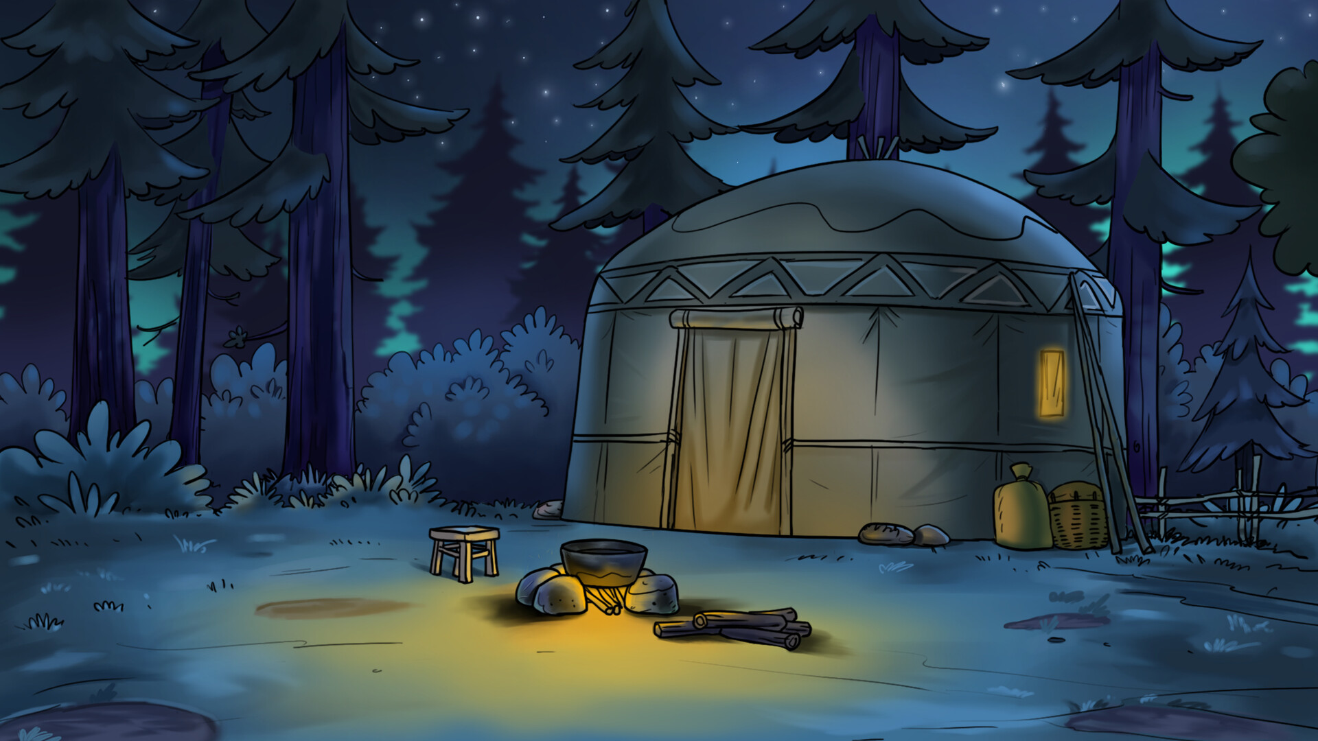 ArtStation - Animation Background Coloring