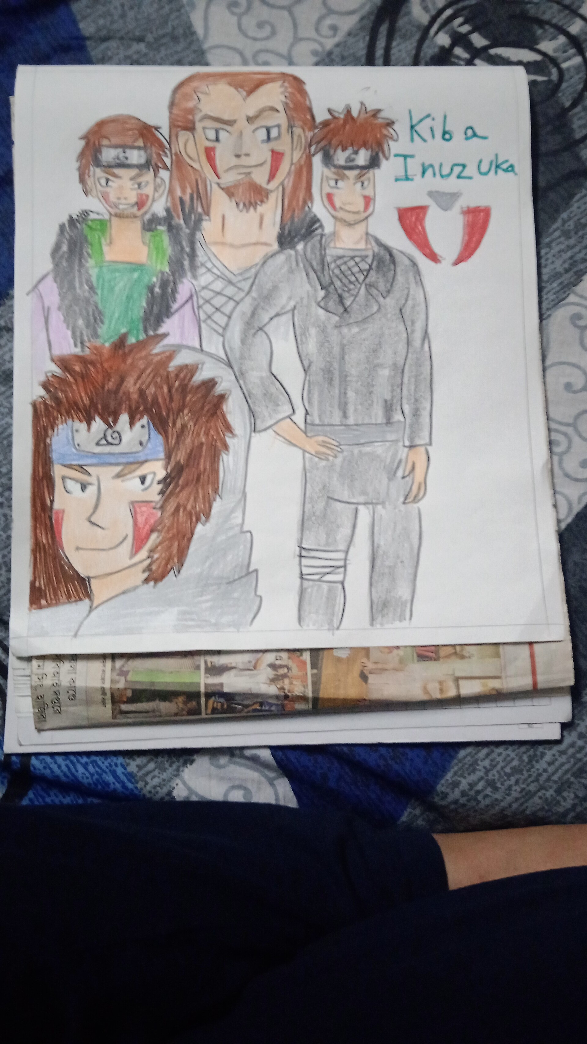 How To Draw Kiba Inuzuka