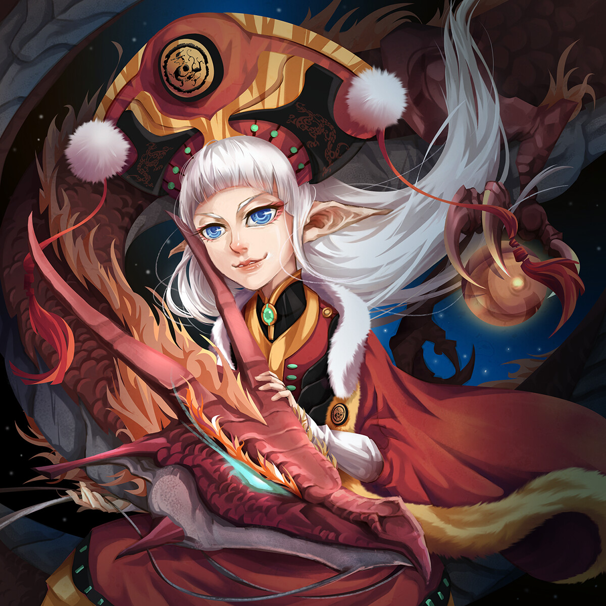 ArtStation - The Princess and the Dragon