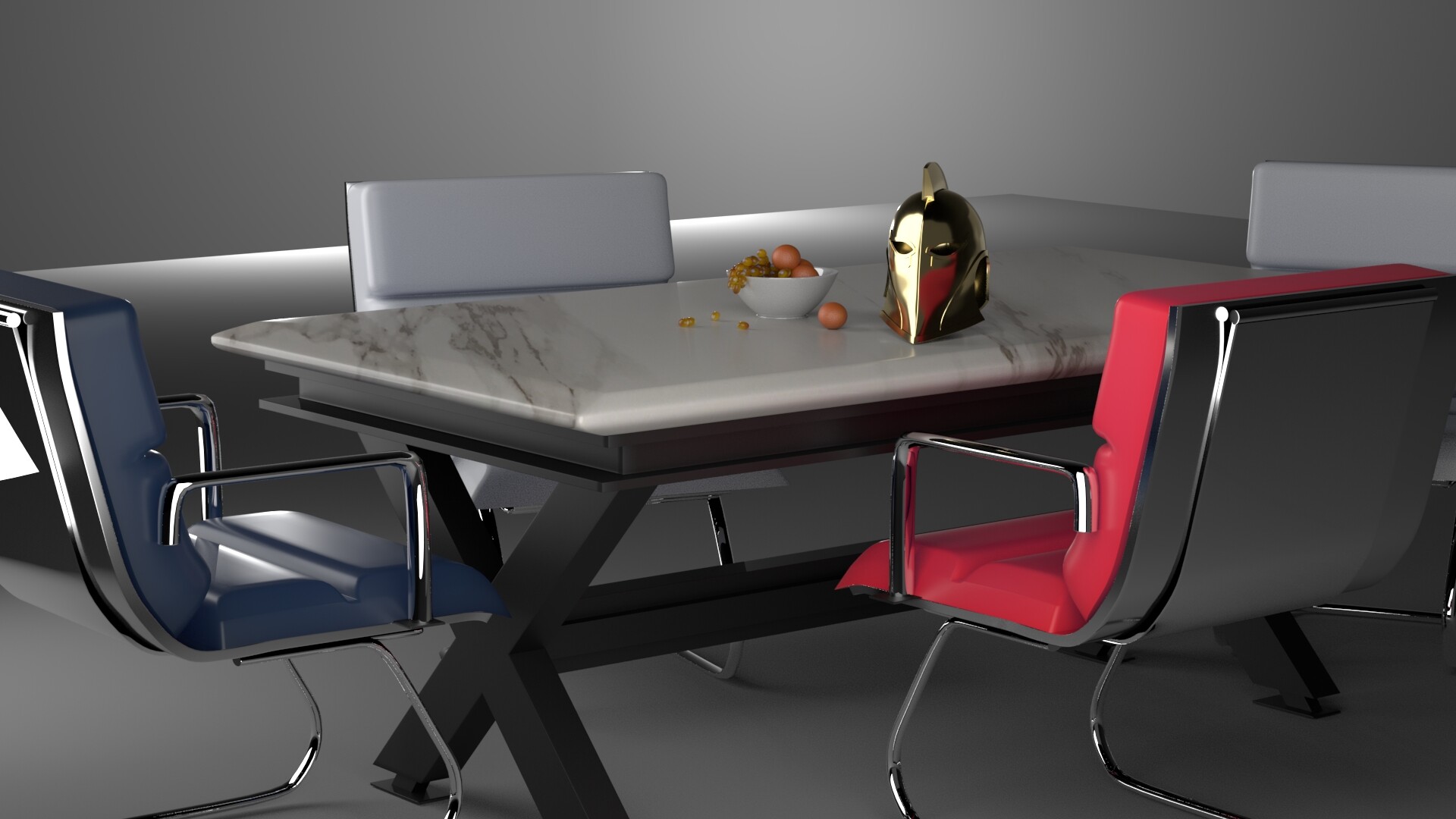 ArtStation - Dinner table scene 3D model