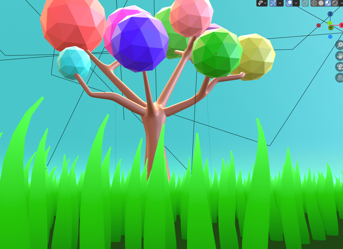 ArtStation - LOW POLY TREES