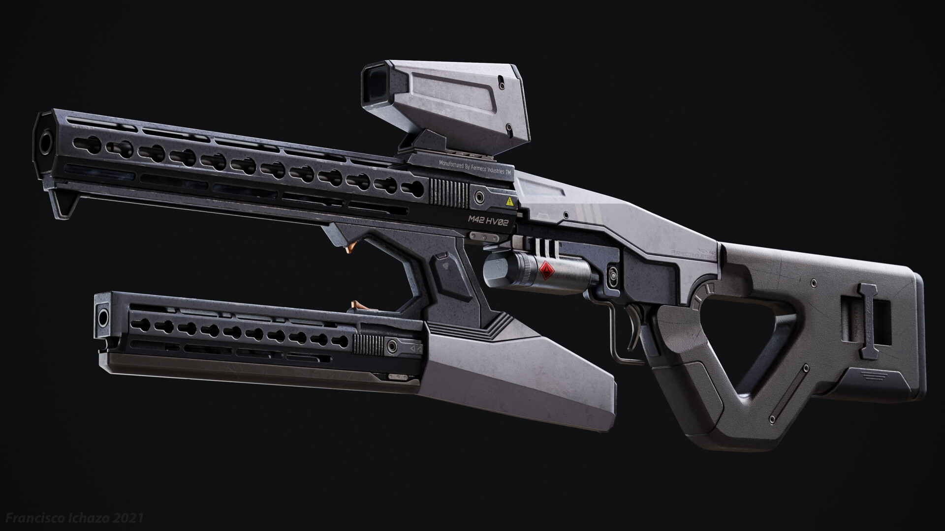 francisco ichazo - Sci-Fi Rifle 'M42 HV02'