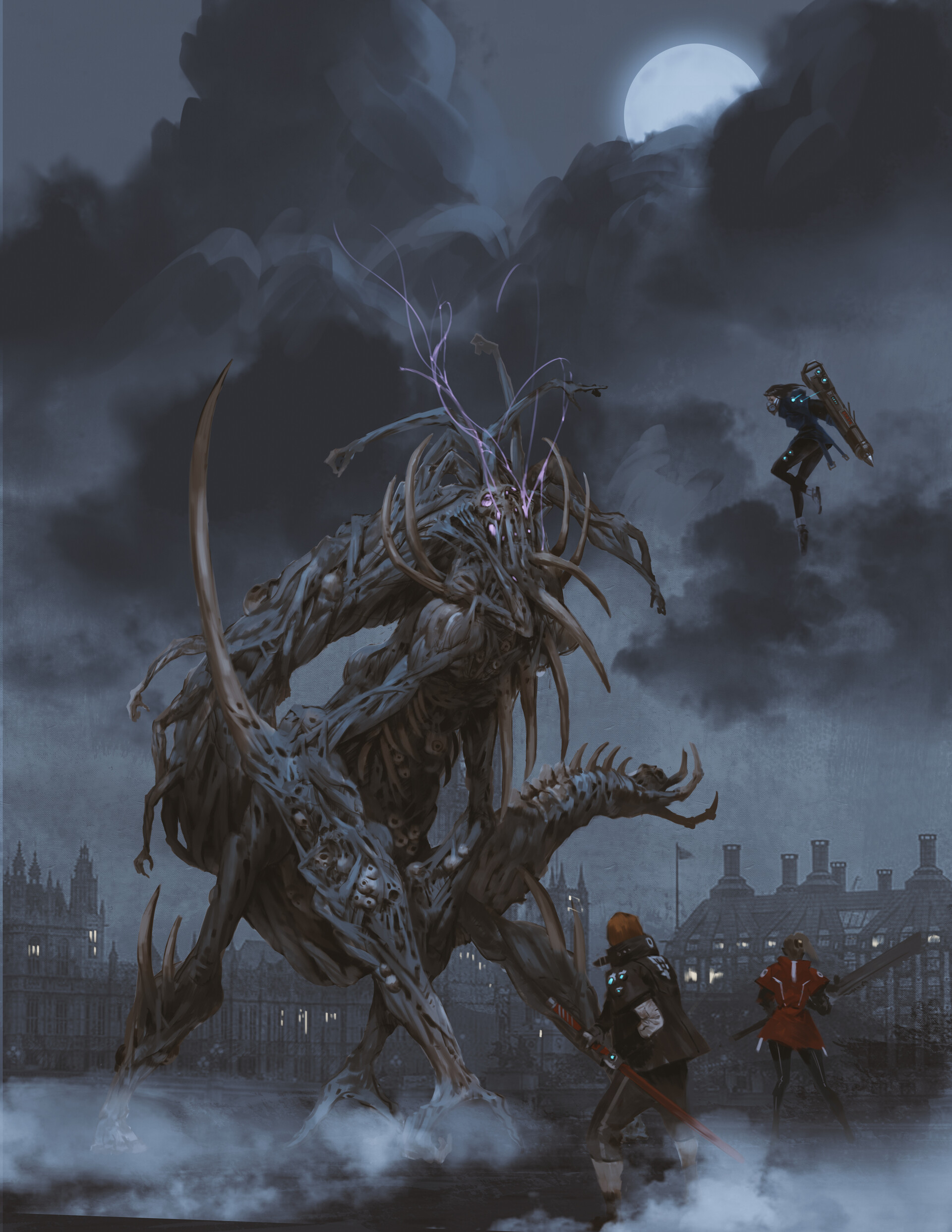 ArtStation - The battle of Hecatoncheir