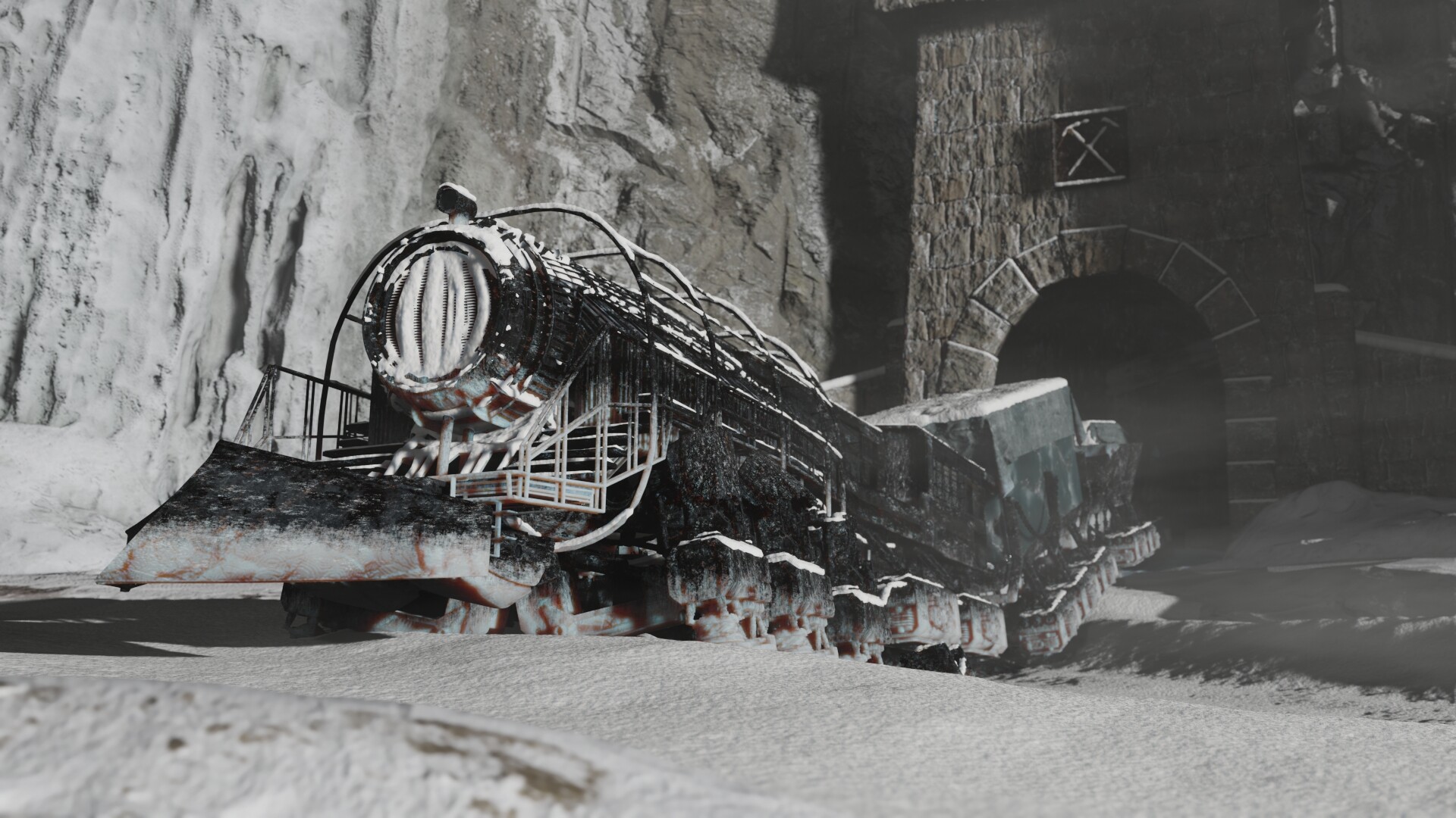 ArtStation - Abandoned Hovertrain