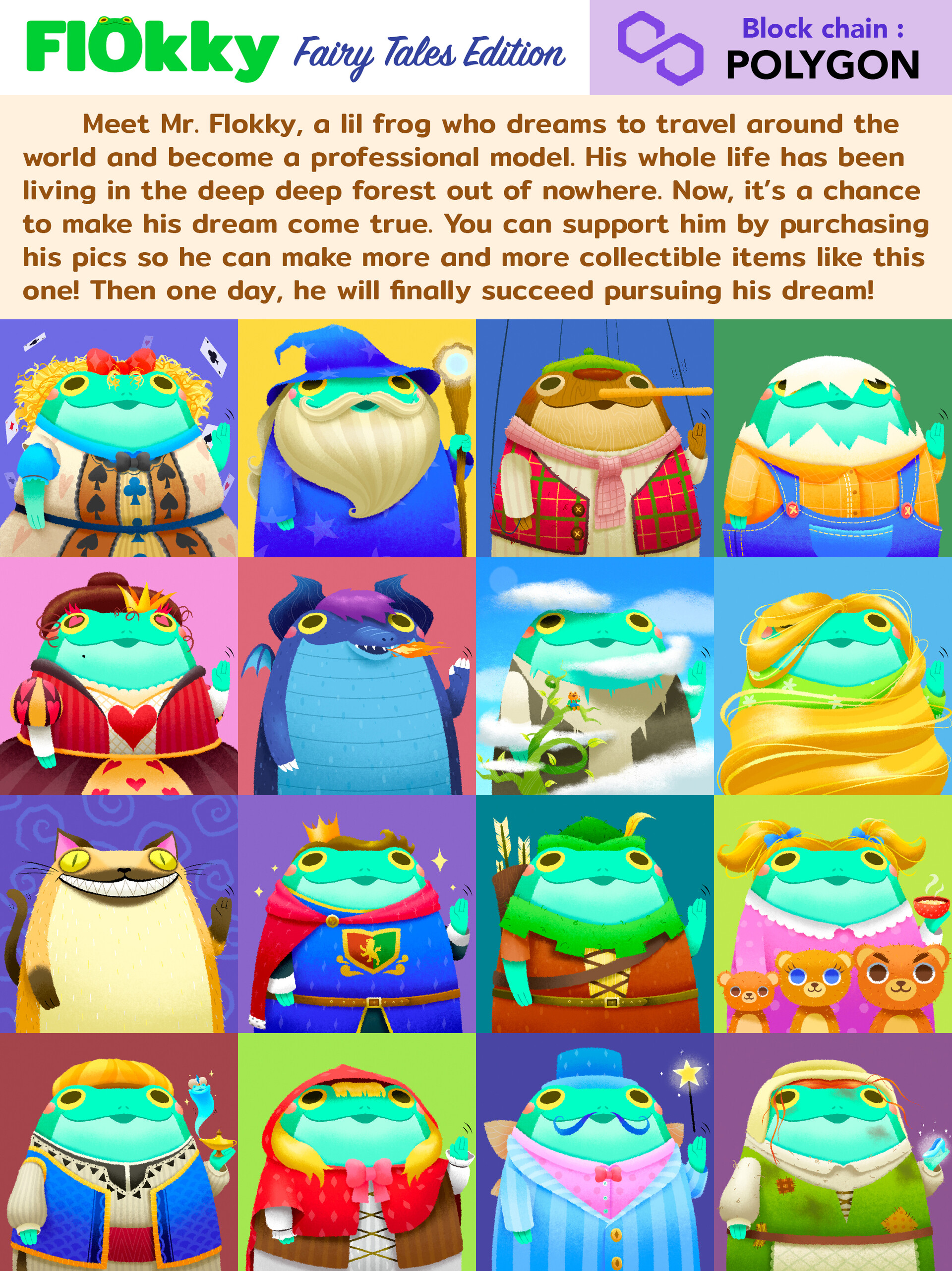 ArtStation - #NFT Mr. Flokky Fairy tales edition