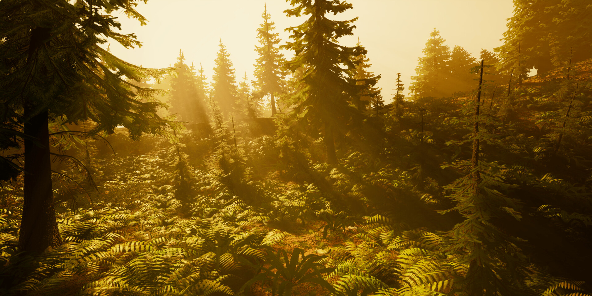 ArtStation - [UE4] - Vegetation modelling - Spruce forest