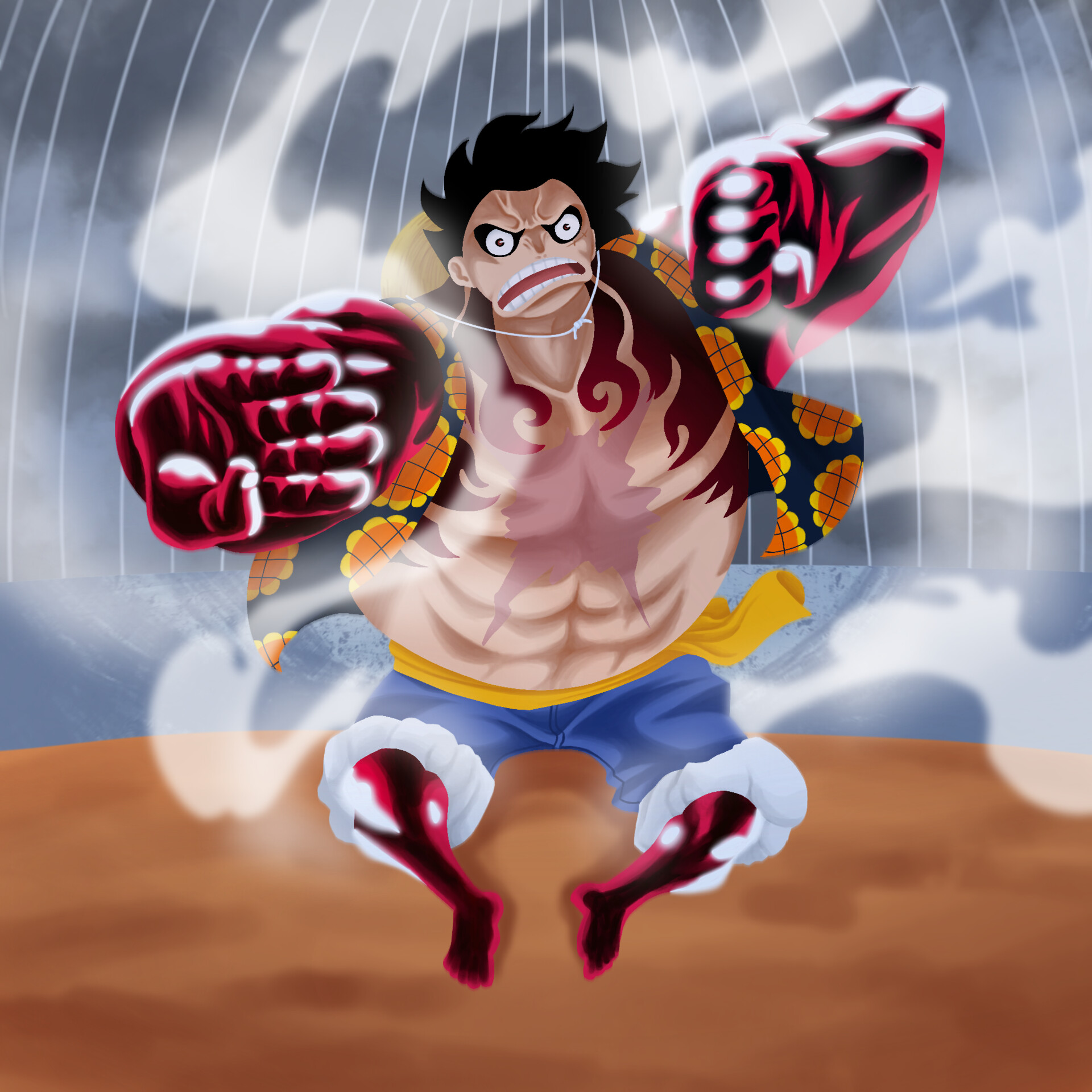 ArtStation - Monkey D. Luffy "Bounceman"