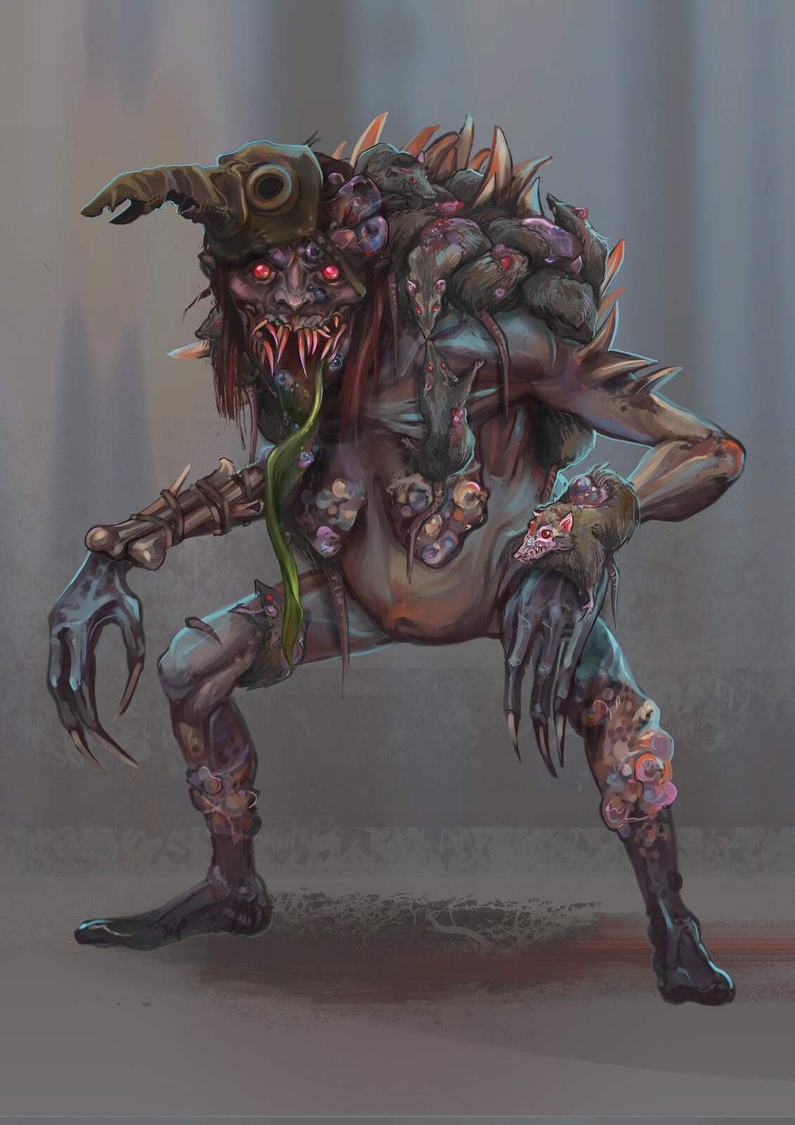 Marta Duda-Żarczyńska - Grave Hag - The Plague - Character concept